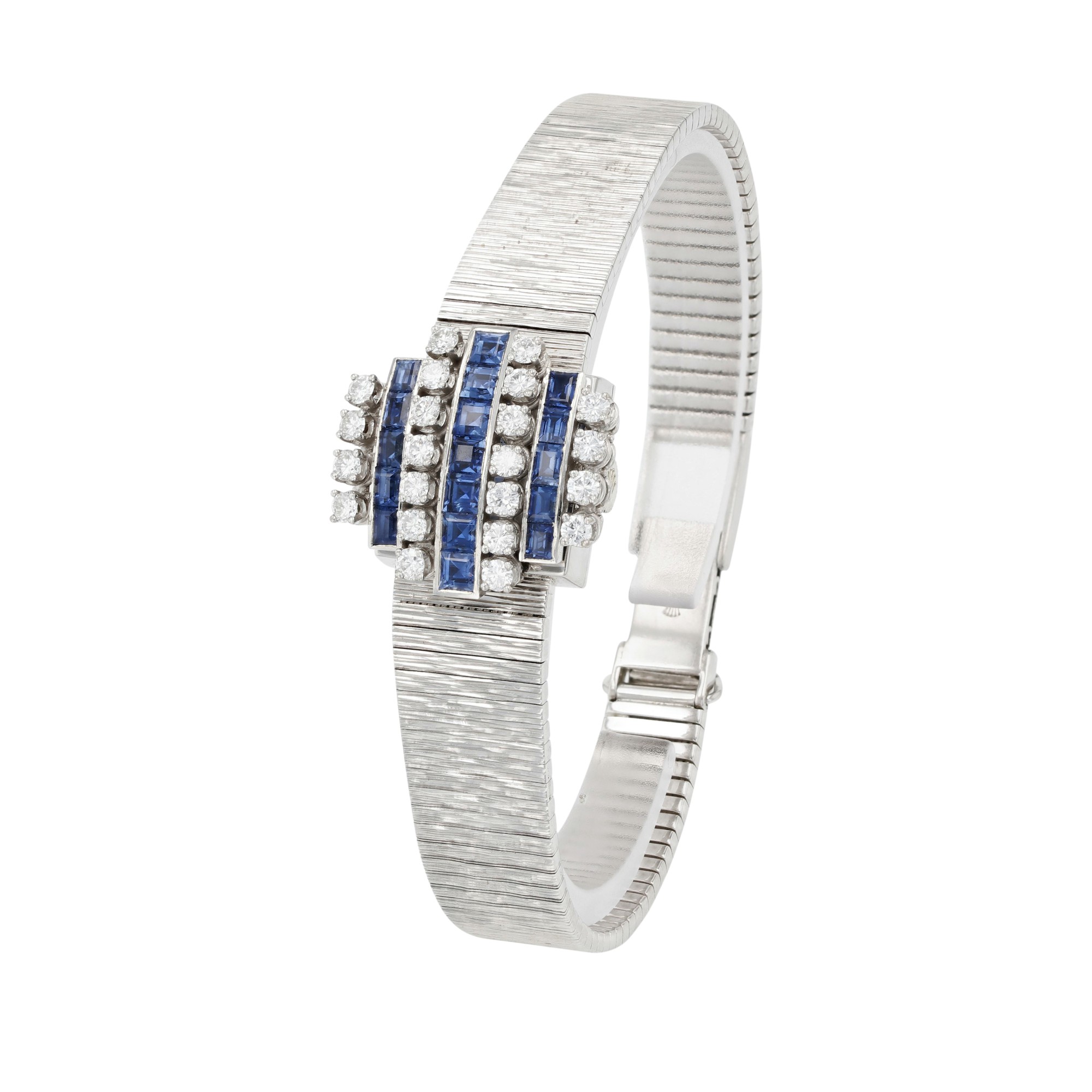 Rolex | Montre bracelet de dame saphirs et diamants | Lady's sapphire ...
