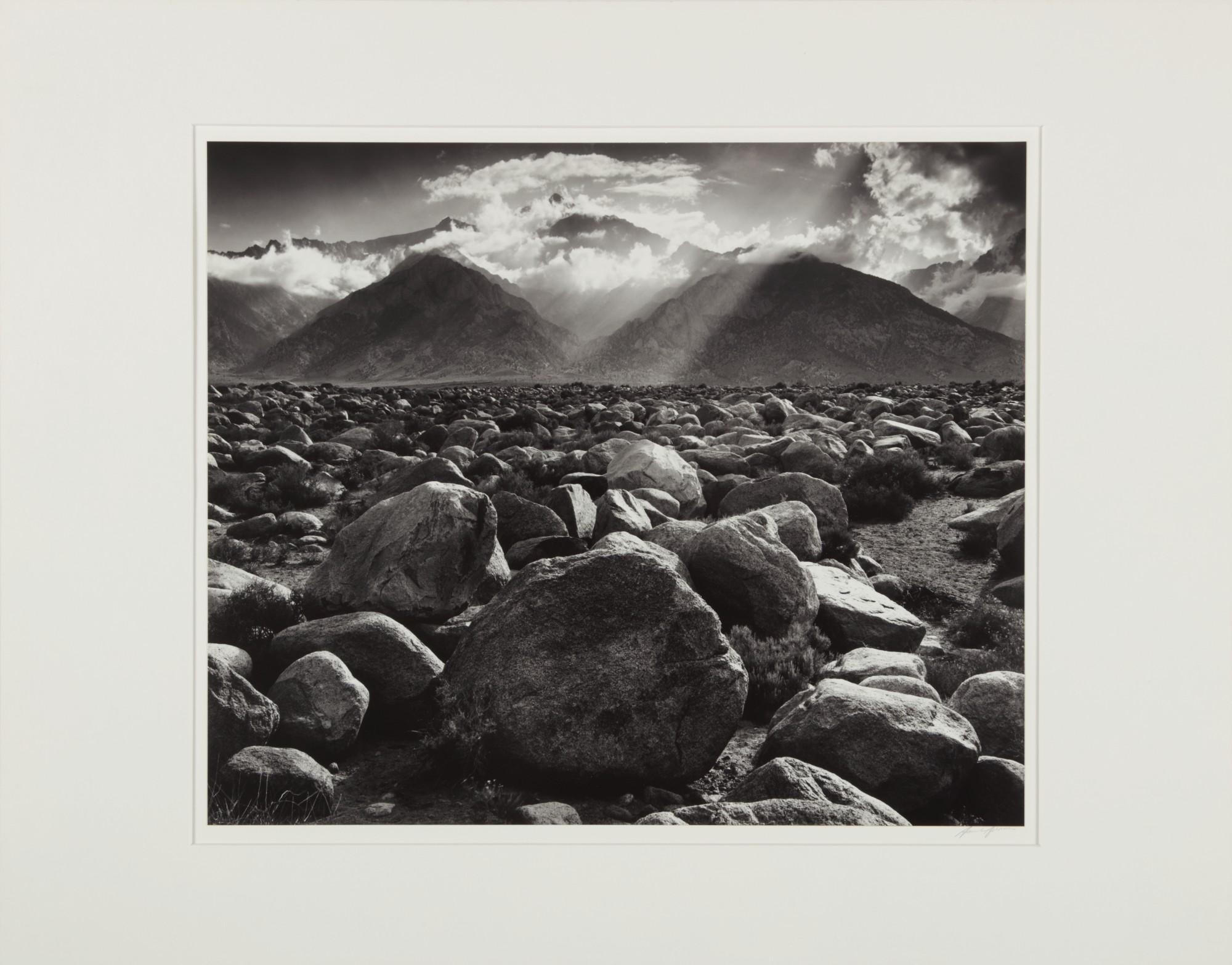 'Mount Williamson, Sierra Nevada from Manzanar, California ...