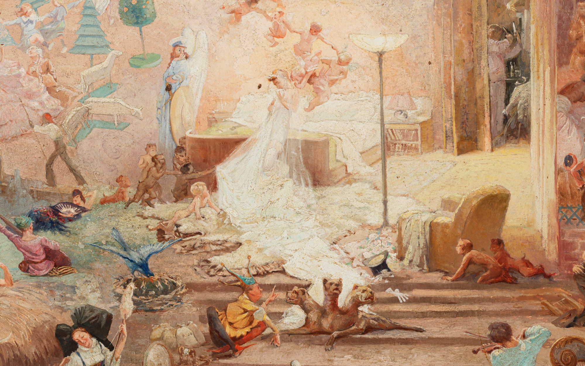 ADOLPHE-LÉON WILLETTE | PHANTASMAGORICAL SCENE, ALSO CALLED LIBERTY ...