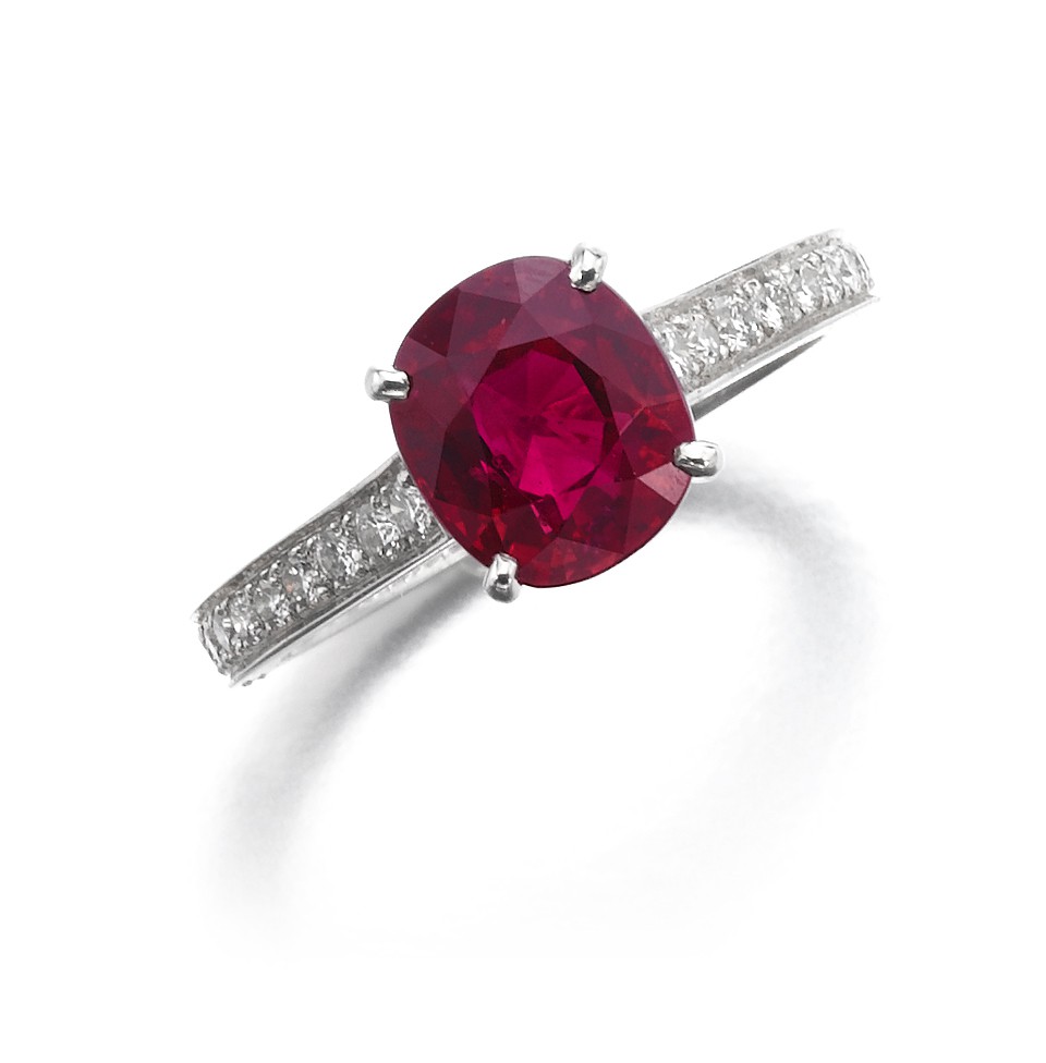 Cartier | Fine ruby and diamond ring | 卡地亞 | 紅寶石配鑽石戒指 | Magnificent Jewels and Noble Jewels ...
