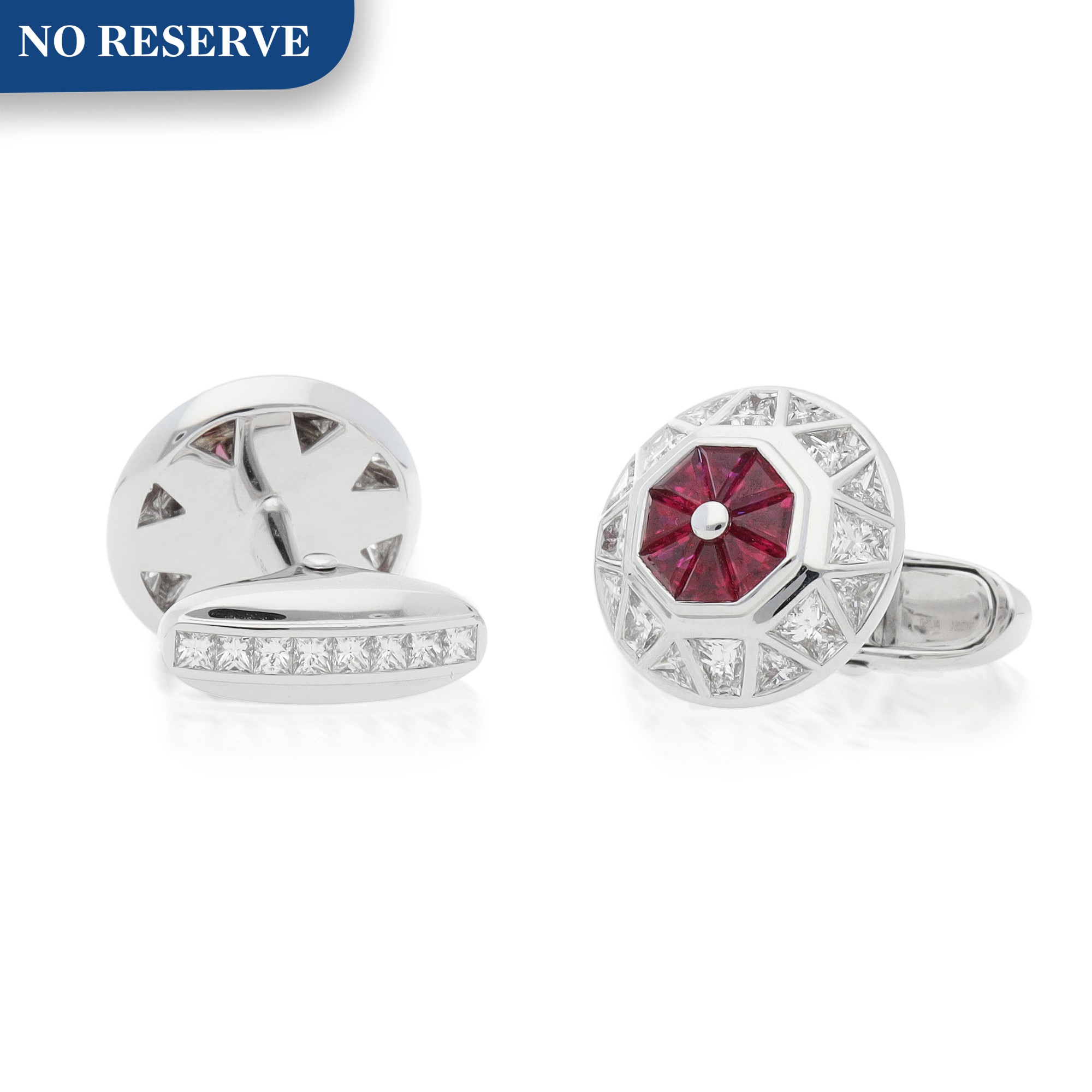 PAIR OF RUBY AND DIAMOND CUFFLINKS | Graff: Elegance and Opulence ...