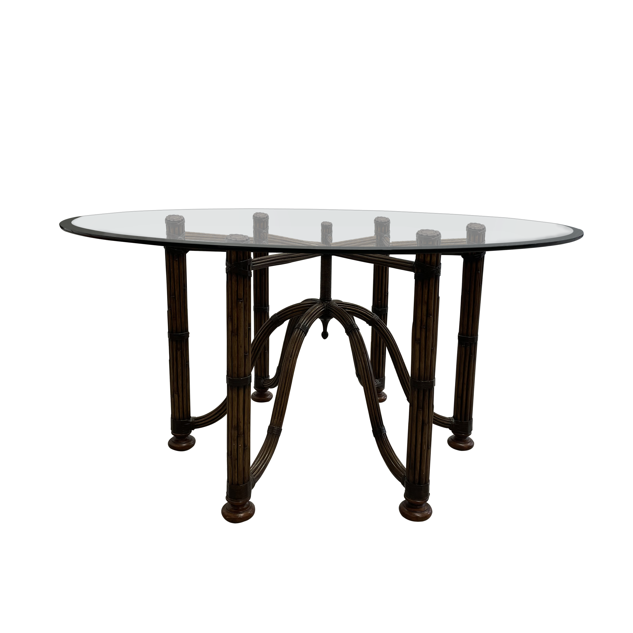 Mehitable Vintage Sculpted Rattan In The Style Of John Mcguire Available For Immediate Sale At