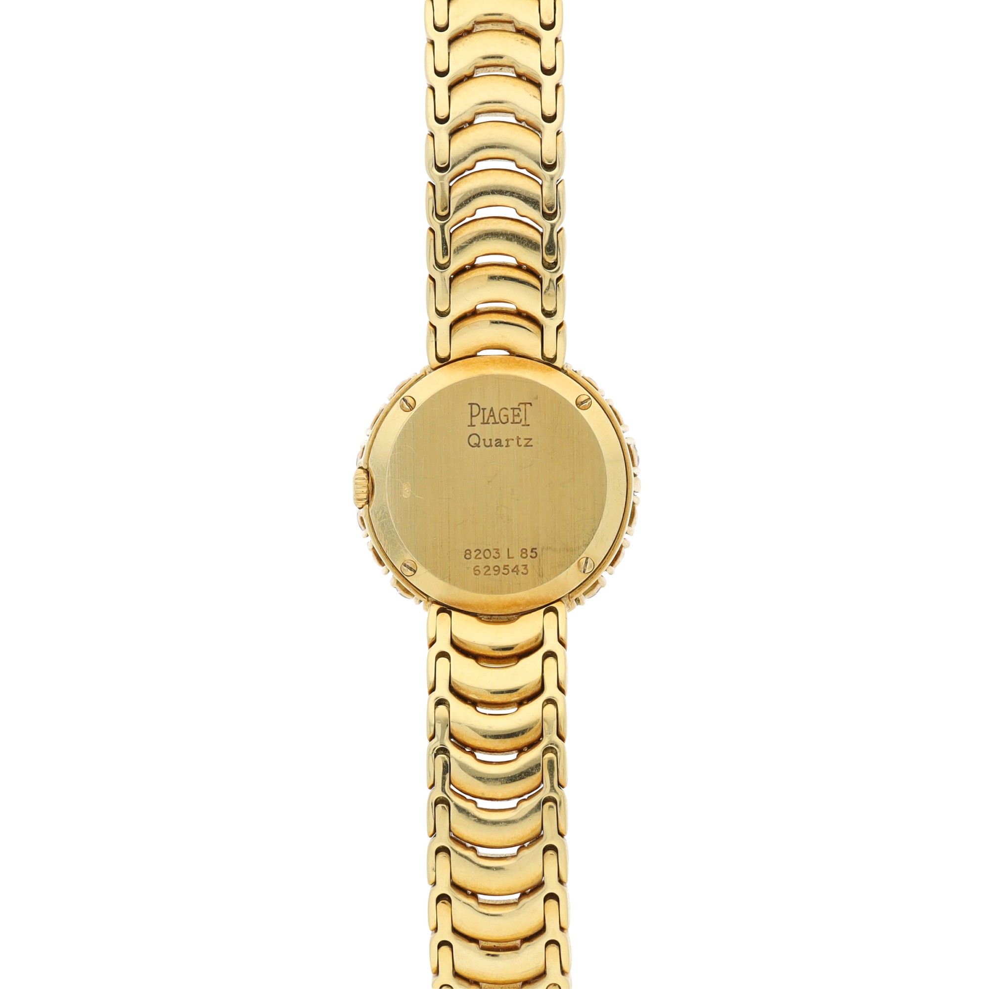 PIAGET | REFERENCE 8203 L 85 A YELLOW GOLD AND DIAMOND-SET WRISTWATCH ...