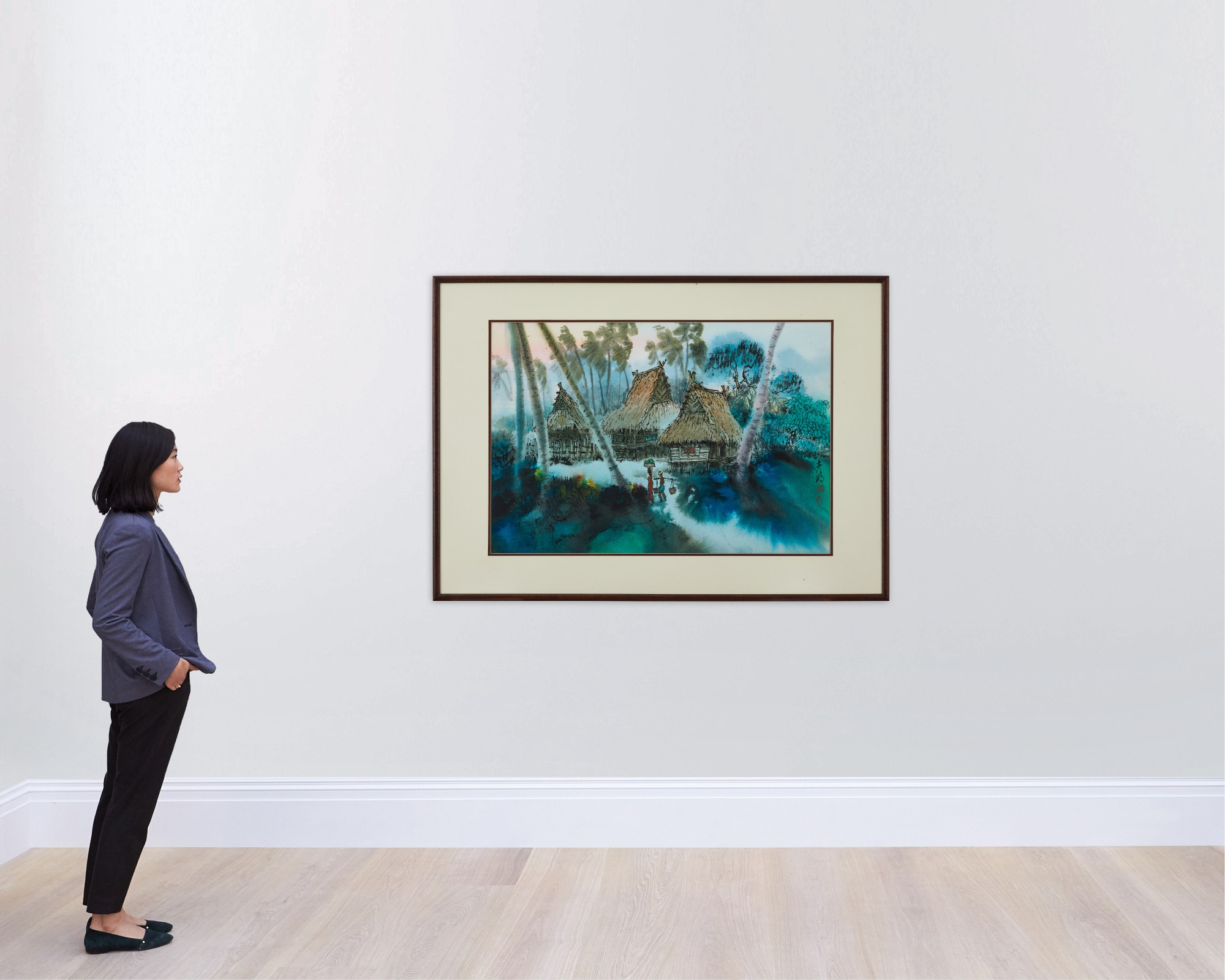 Aw Tee Hong 歐世鴻 | Village 村莊 | Modern Art Online: From Le Pho to Sanyu ...