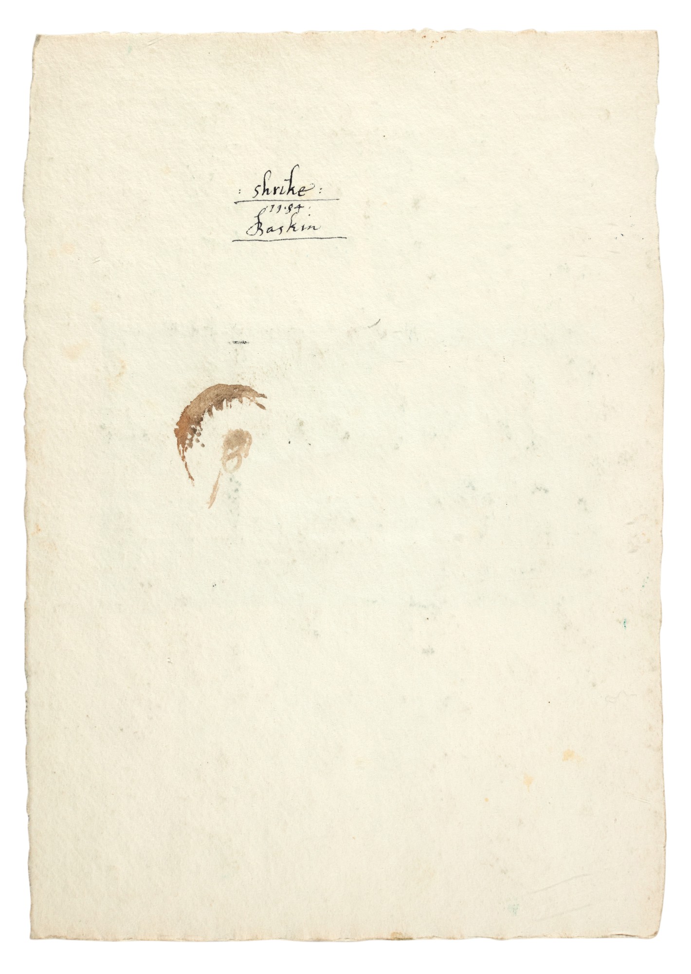 Leonard Baskin | Six watercolours, 1983-1984, formerly owned by the ...