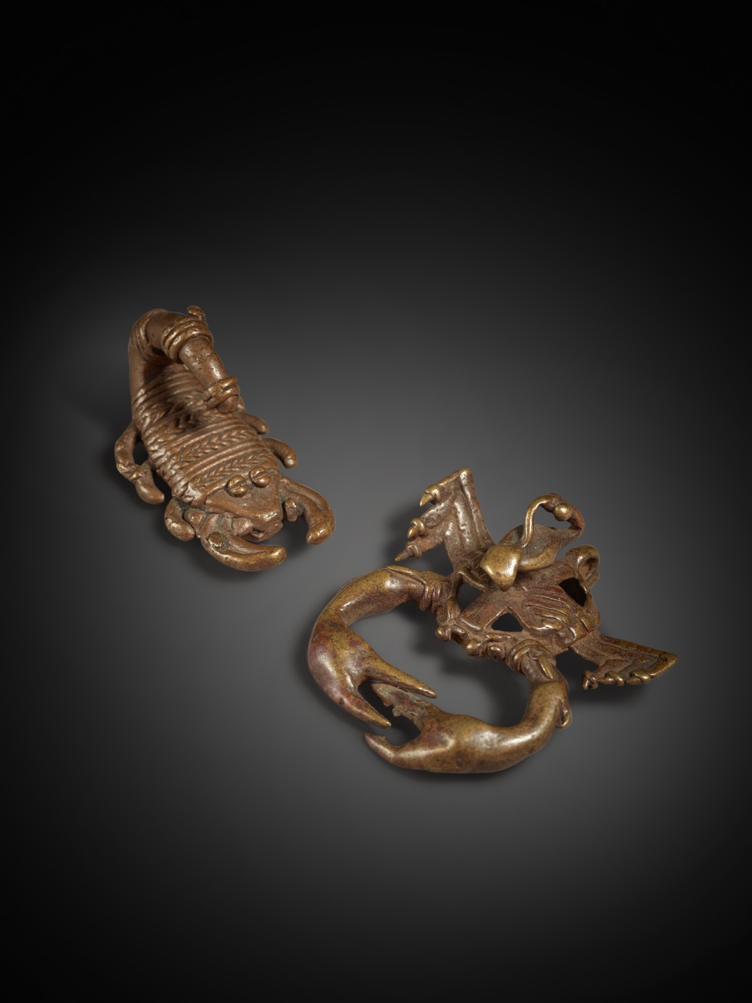 Two Akan Brass Goldweights, Ghana | Art of Africa, Oceania, and the ...