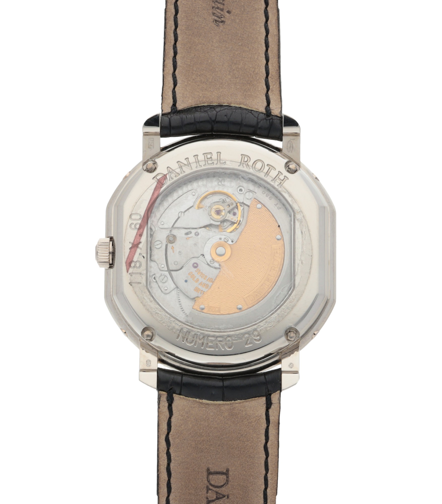 DANIEL ROTH | REF 118.X.60 WHITE GOLD PERPETUAL CALENDAR WRISTWATCH ...