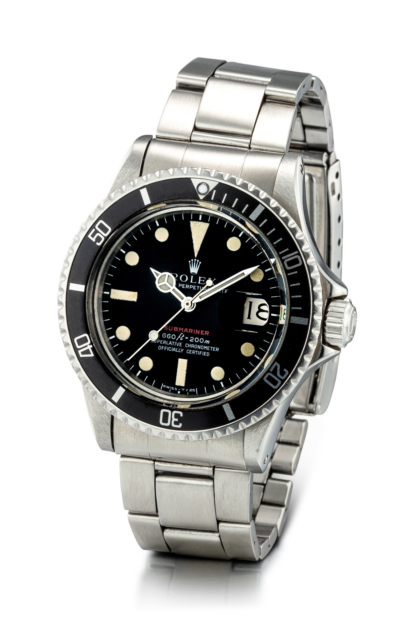 ROLEX | SUBMARINER "SINGLE RED", REFERENCE 1680, A STAINLESS STEEL ...