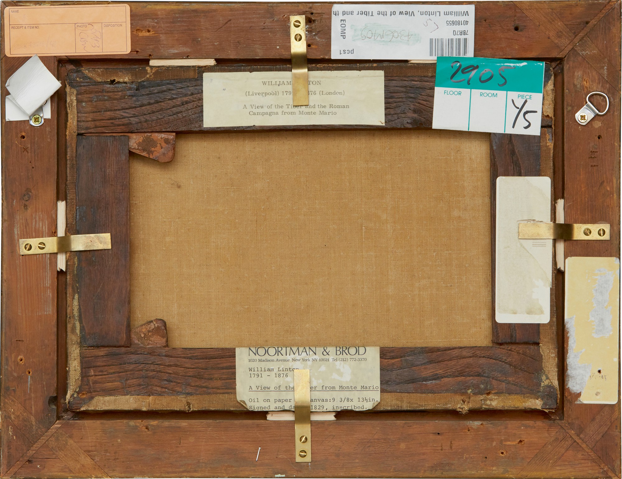 WILLIAM LINTON | A VIEW OF THE TIBER AND THE ROMAN CAMPAGNA FROM MONTE ...