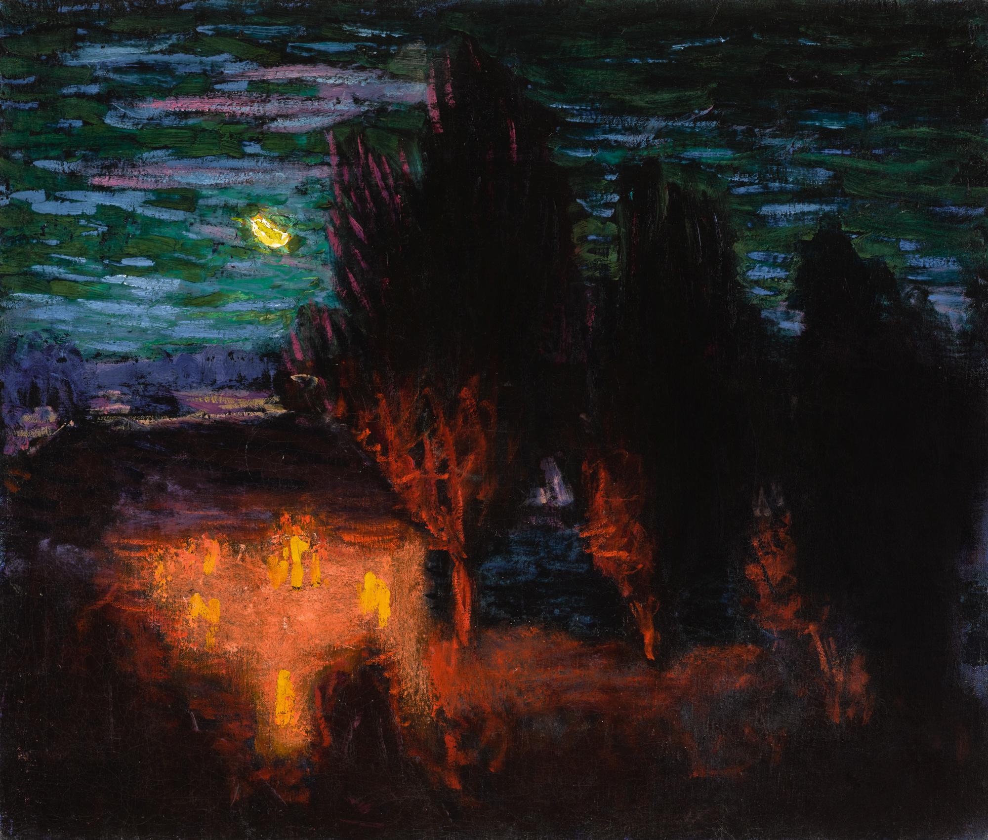 RODERIC O'CONOR | A MOONLIT BRETON LANDSCAPE | Irish Art | British Pics ...