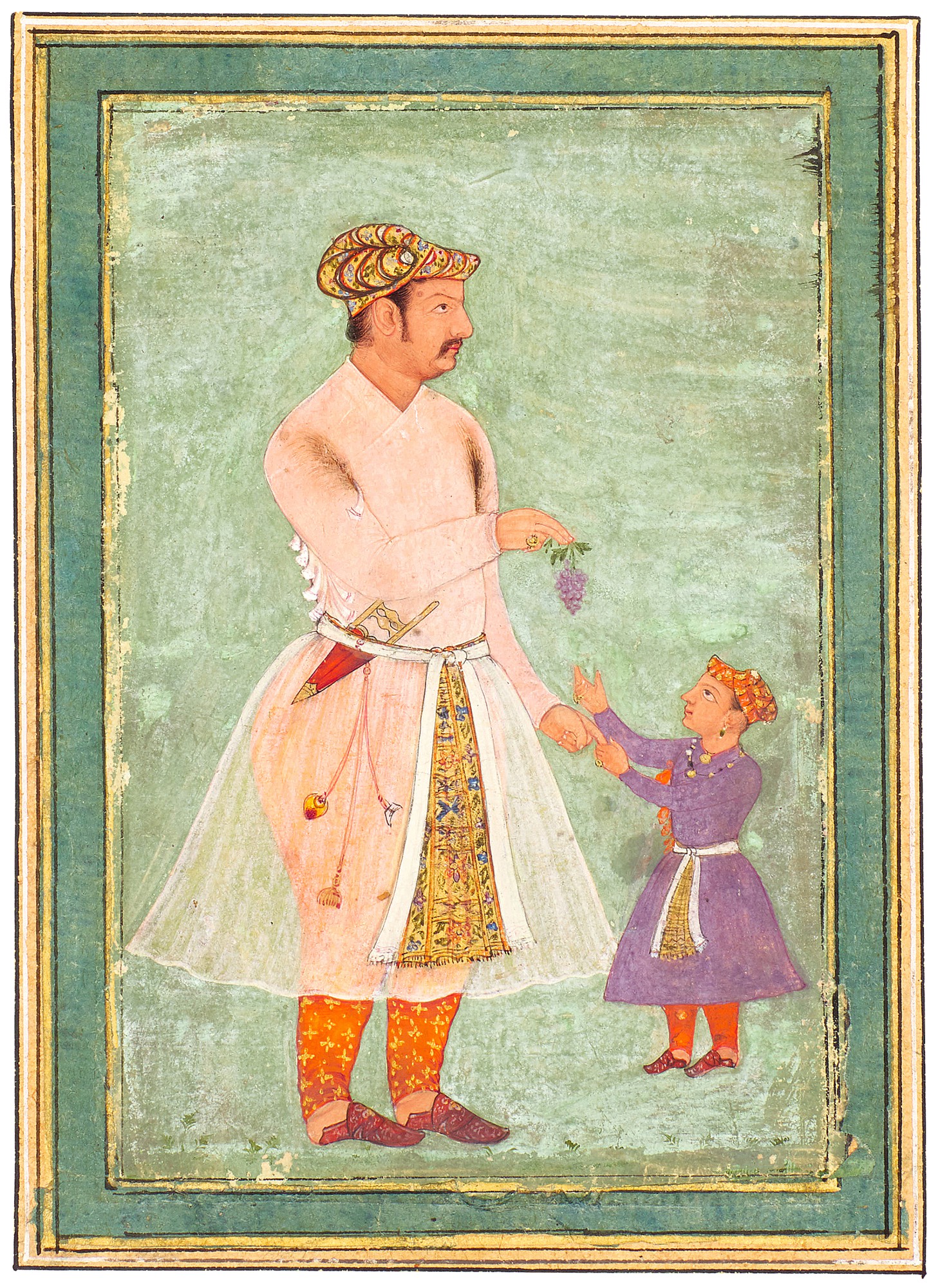 An important 114-page album of Mughal miniatures and calligraphy, India ...
