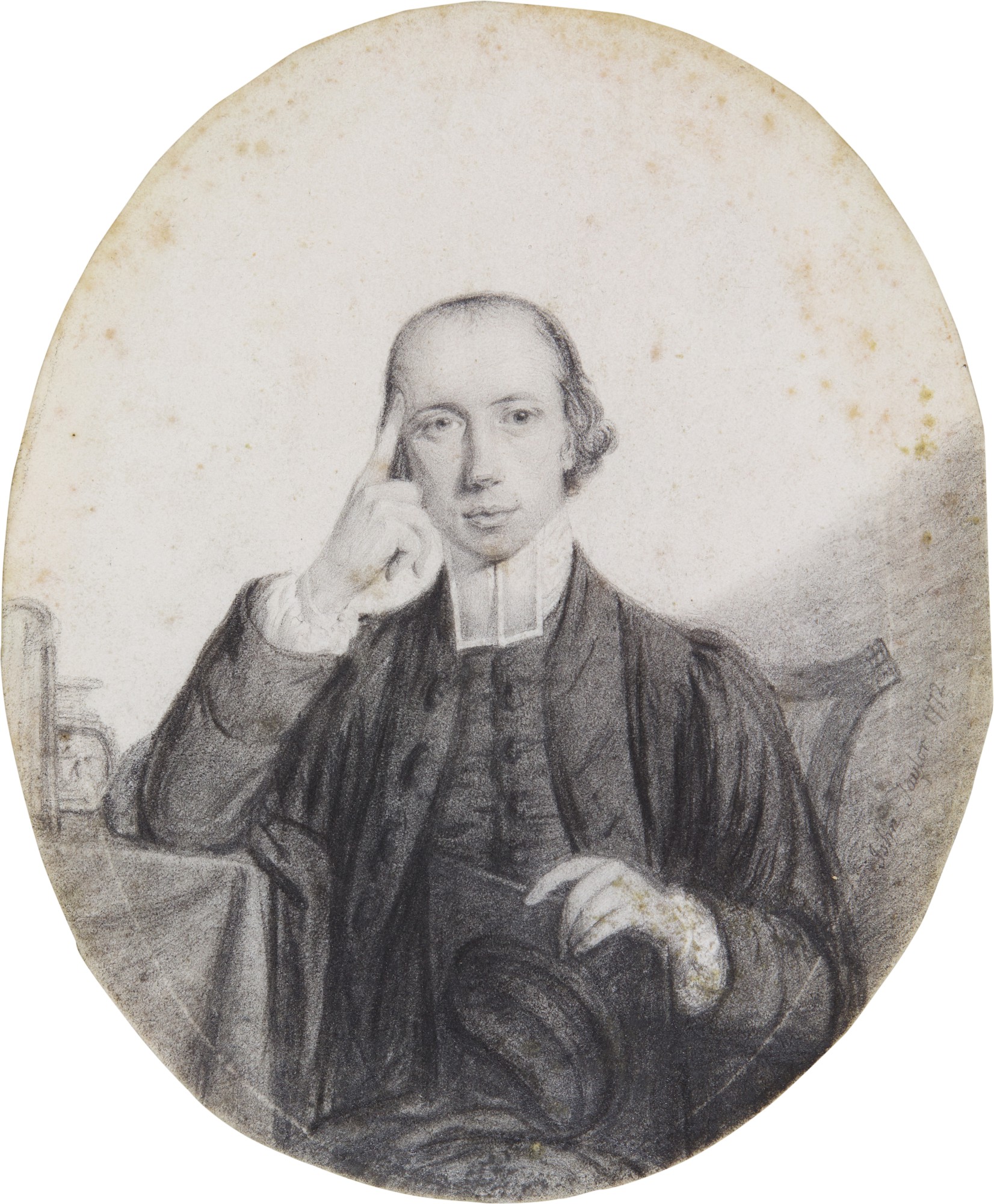 Portrait of Richard James Lawrence (1745-1830) of Davis Cove, Jamaica ...