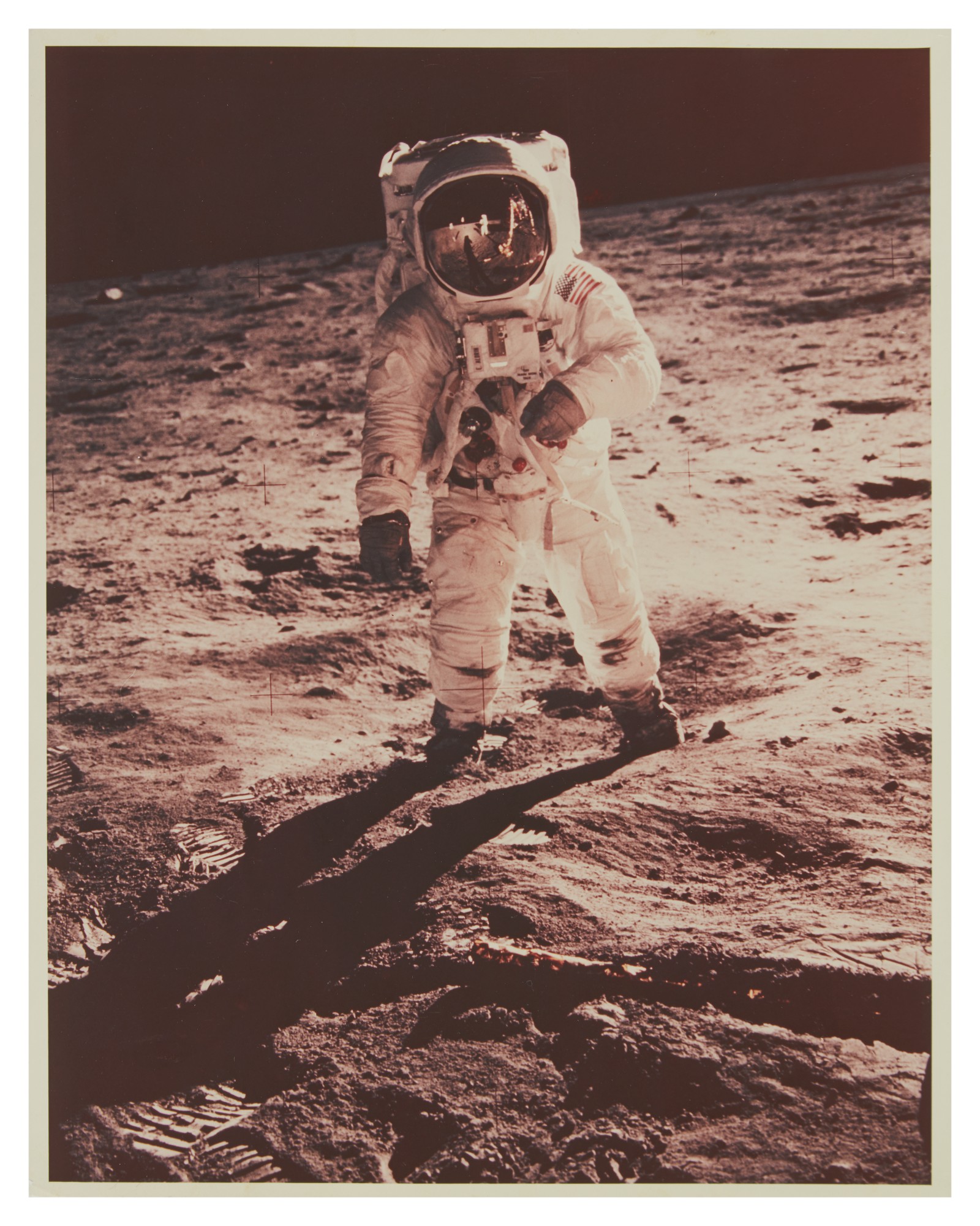 [APOLLO 11] BUZZ ALDRIN AT TRANQUILITY BASE. VINTAGE LARGE FORMAT ...