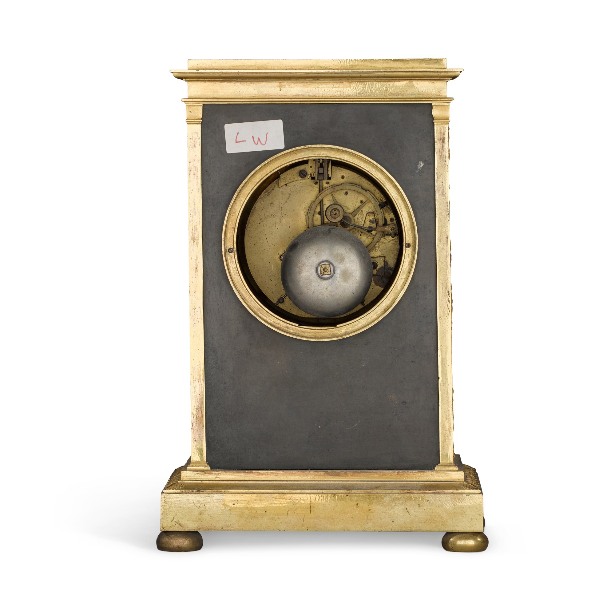 An Empire gilt and patinated bronze mantel clock, Thomire et Cie, Paris ...