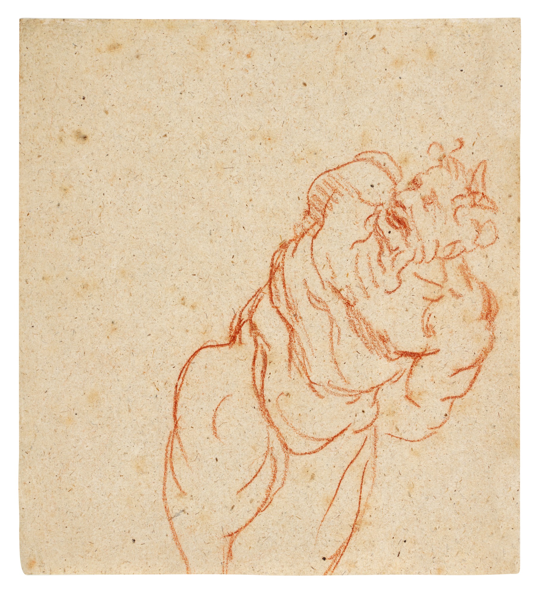Recto: a nymph and a cupid dragging a satyr; Verso: a satyr | Old ...