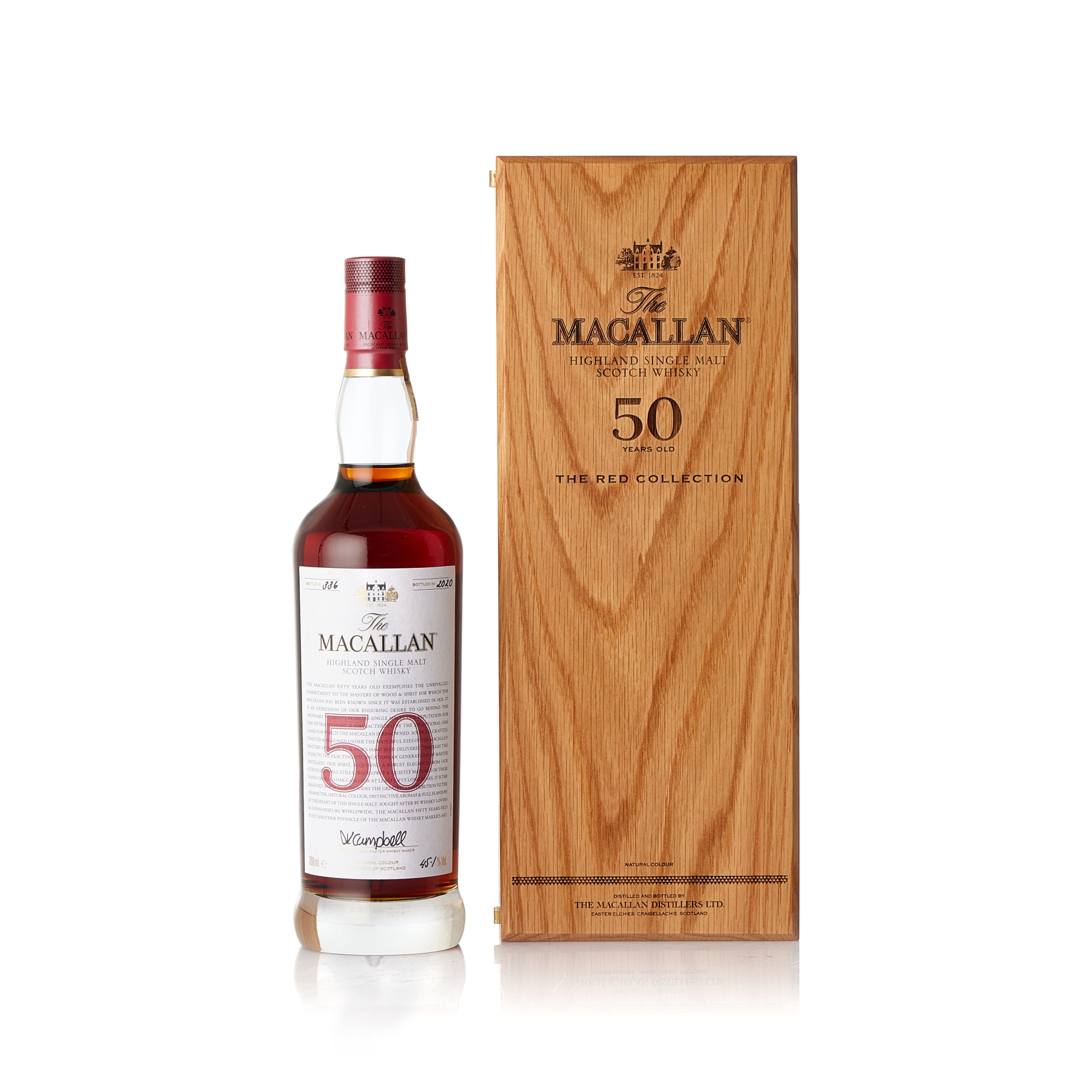 The Macallan The Red Collection 50 Year Old 45.1 abv NV (1 BT 70cl ...