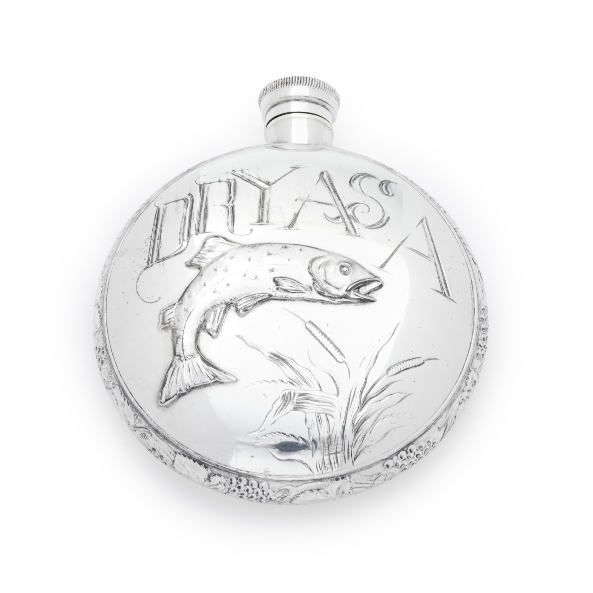 American Silver Large Flask, International Silver Co., Meriden, Conn ...