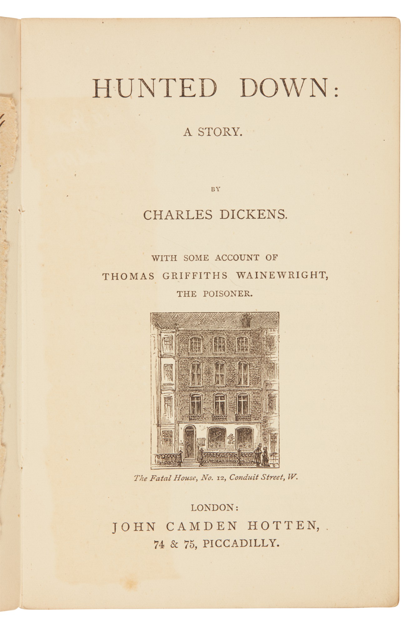 Dickens, Hunted Down, [1870], first English edition | Charles Dickens ...