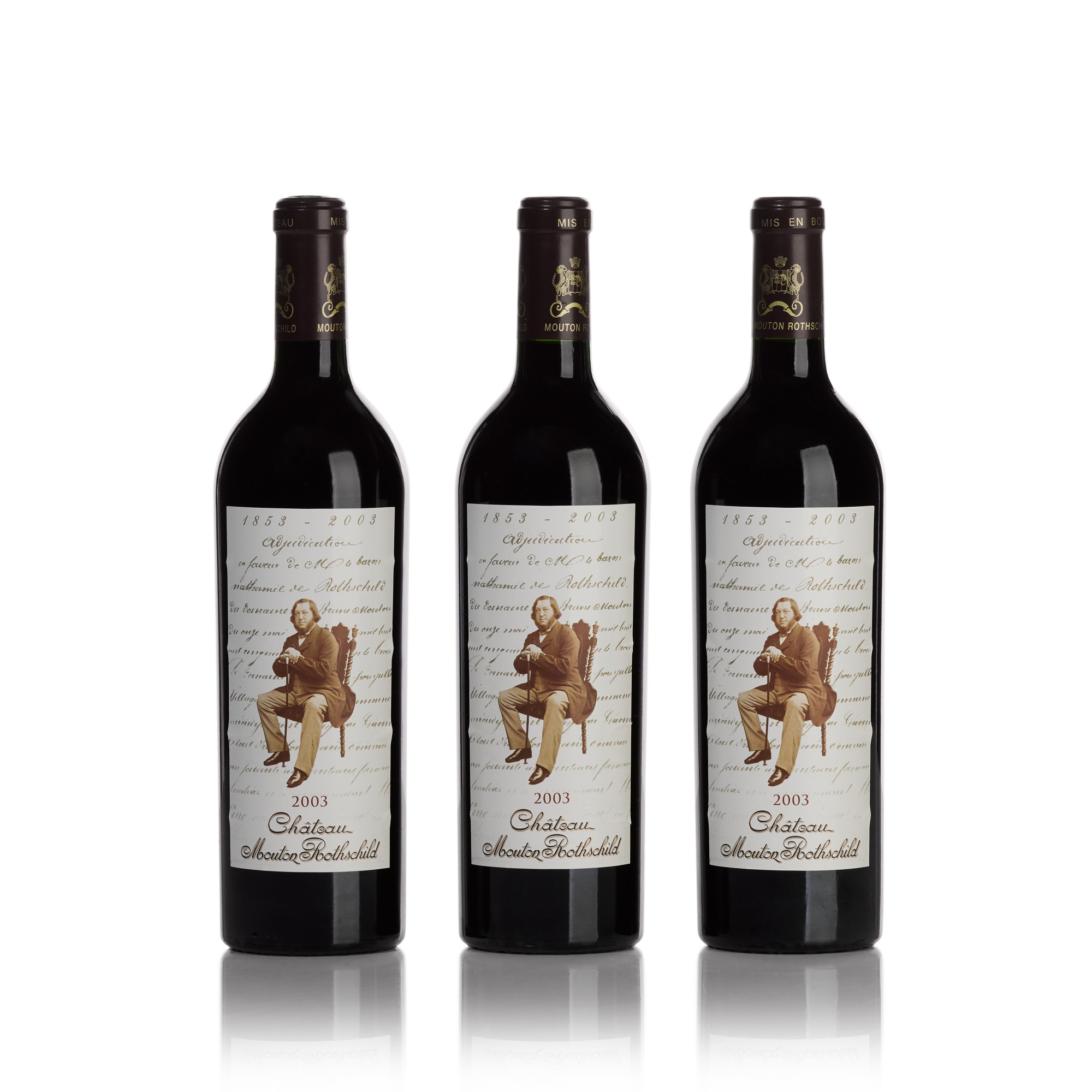 Château Mouton Rothschild 2003 (7 BT) | The Clifford Harris Collection | A Pioneering British ...