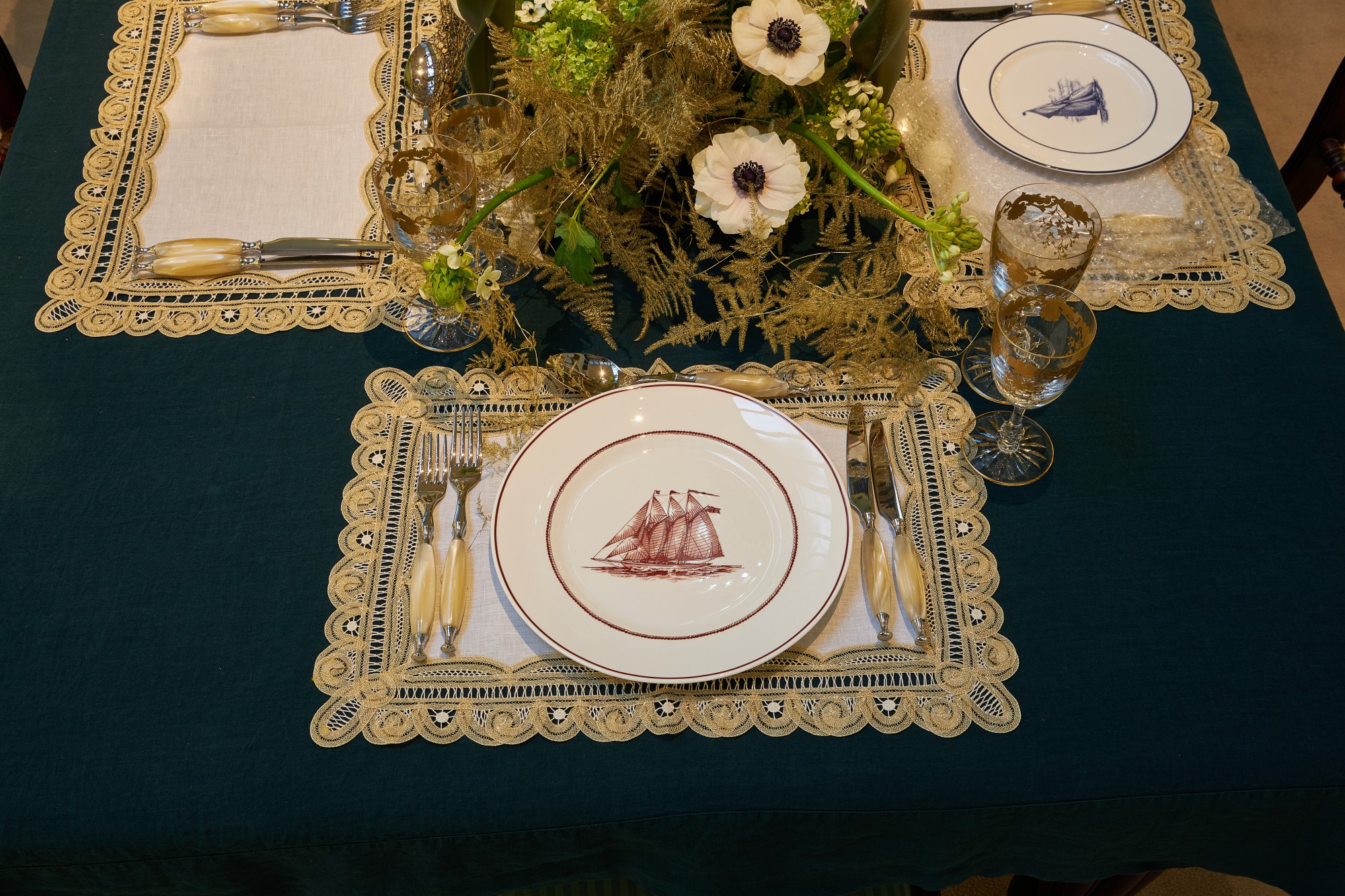 Seven Thomas Goode bone china sample dinner plates, 1990's | Thomas ...