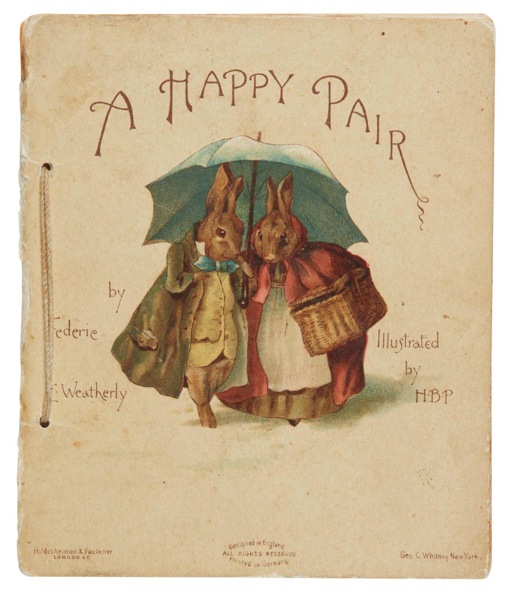 Potter, A Happy Pair, [1890], the author's first published book ...