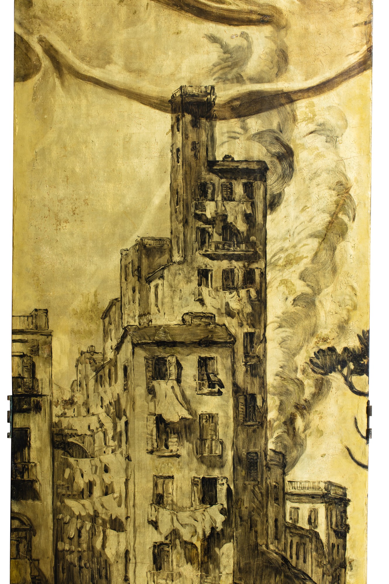 José María Sert (1874-1945) 'Vision de Naples' An eleven-leaf screen ...