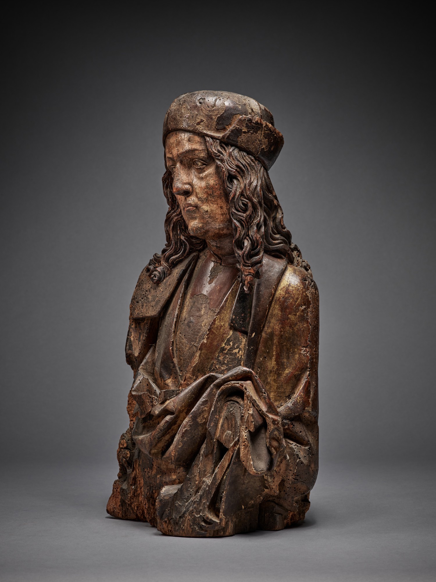 Half-Length Figure of a Male Saint | Master Sculpture & Works of Art ...