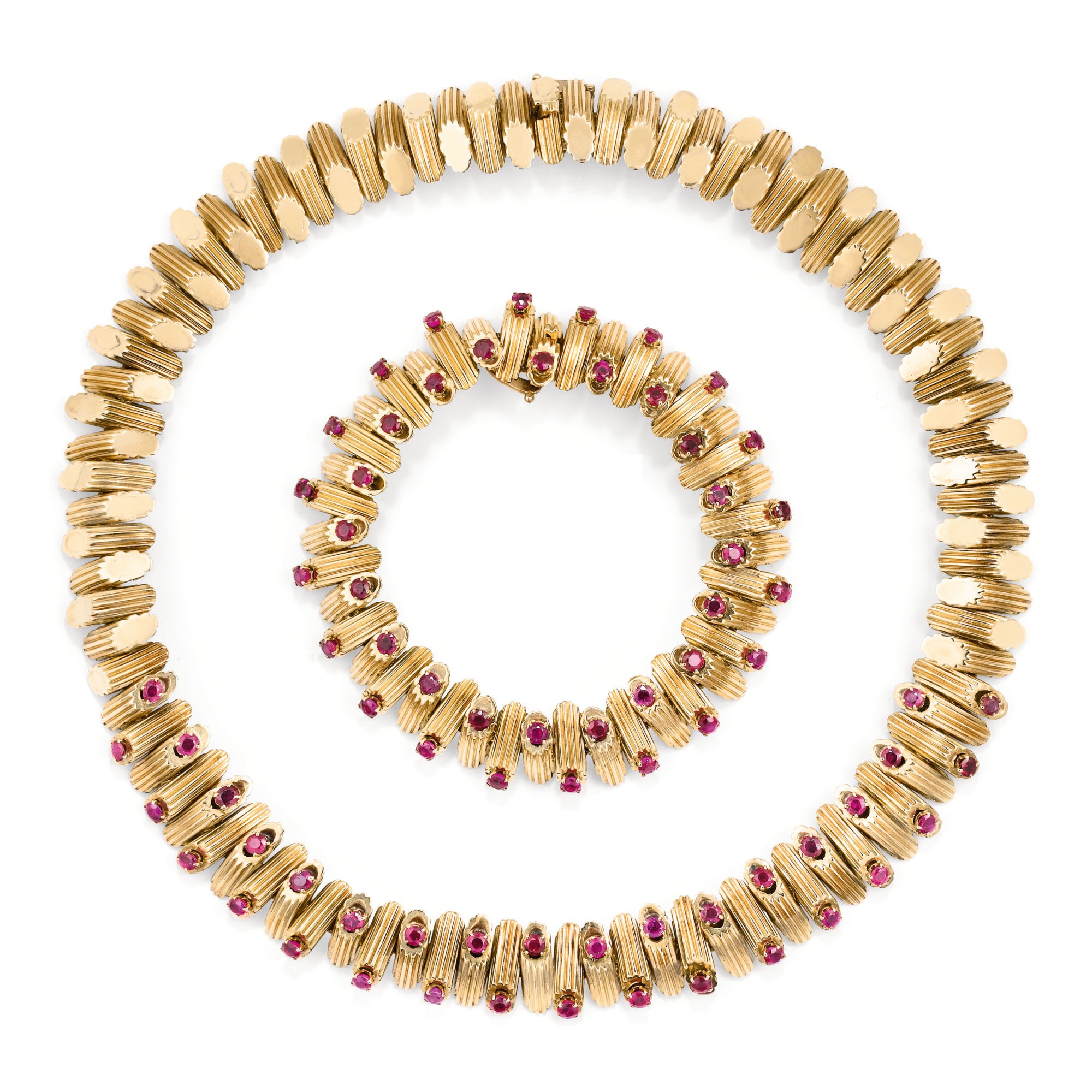 DEMI-PARURE RUBIS, "BÛCHES", VAN CLEEF & ARPELS, VERS 1960 | RUBY DEMI ...