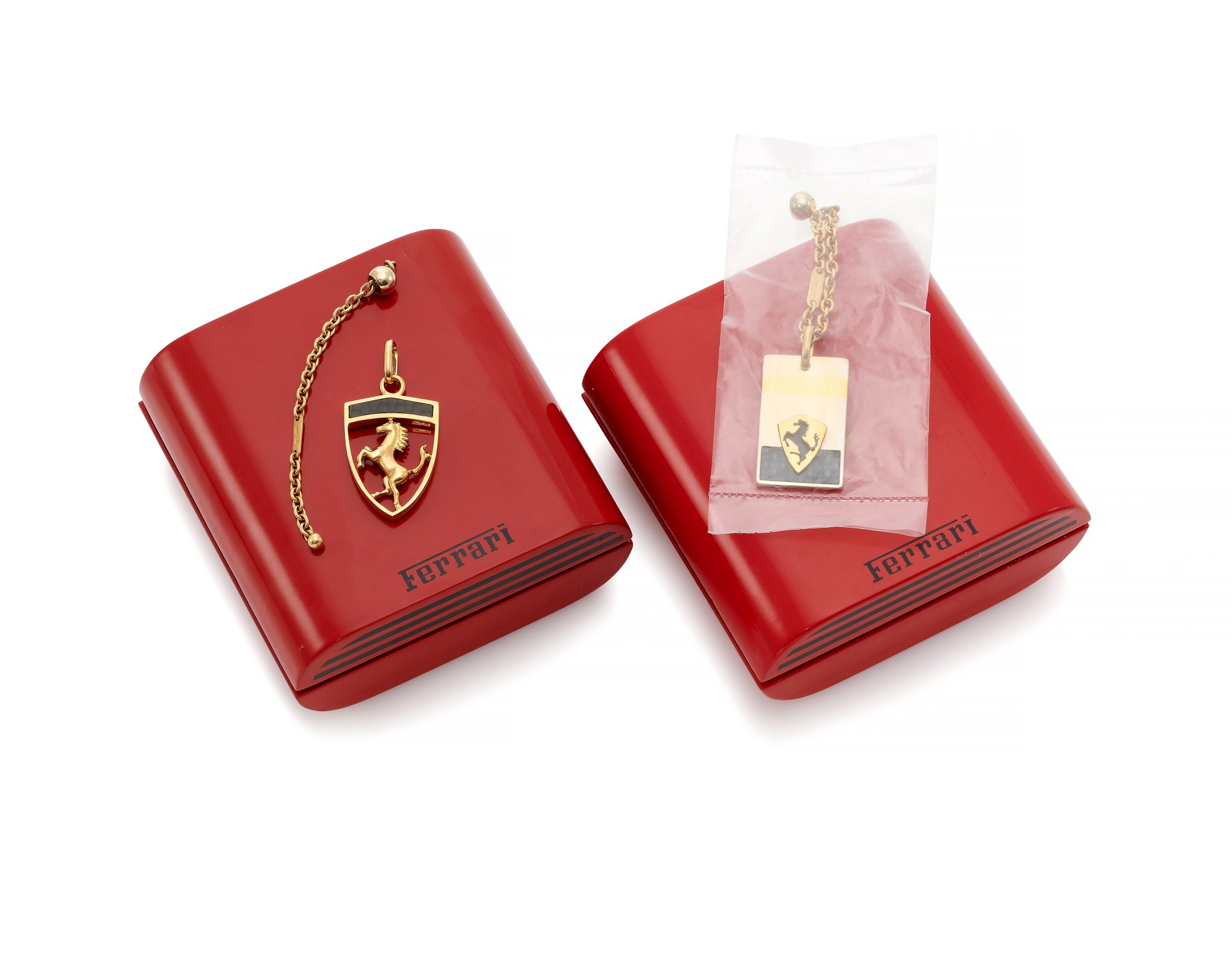 TWO PENDANT/ KEYCHAINS (DUE PENDENTI/PORTACHIAVI) | FERRARI | Jewels ...
