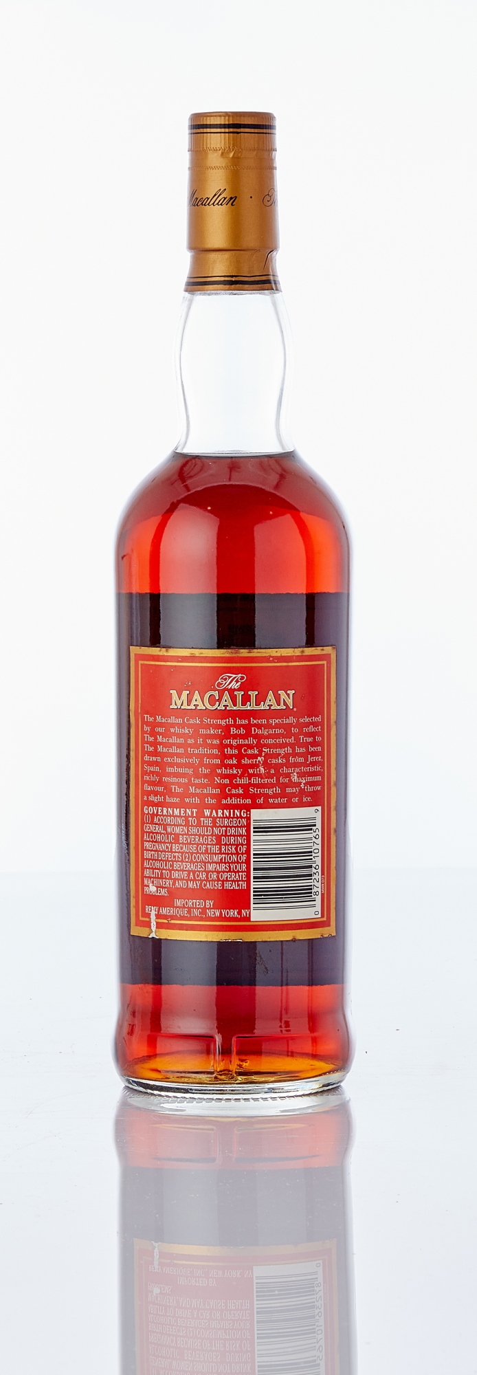 The Macallan Cask Strength Red Label 57.7 abv NV (1 BT70) | Whisky ...