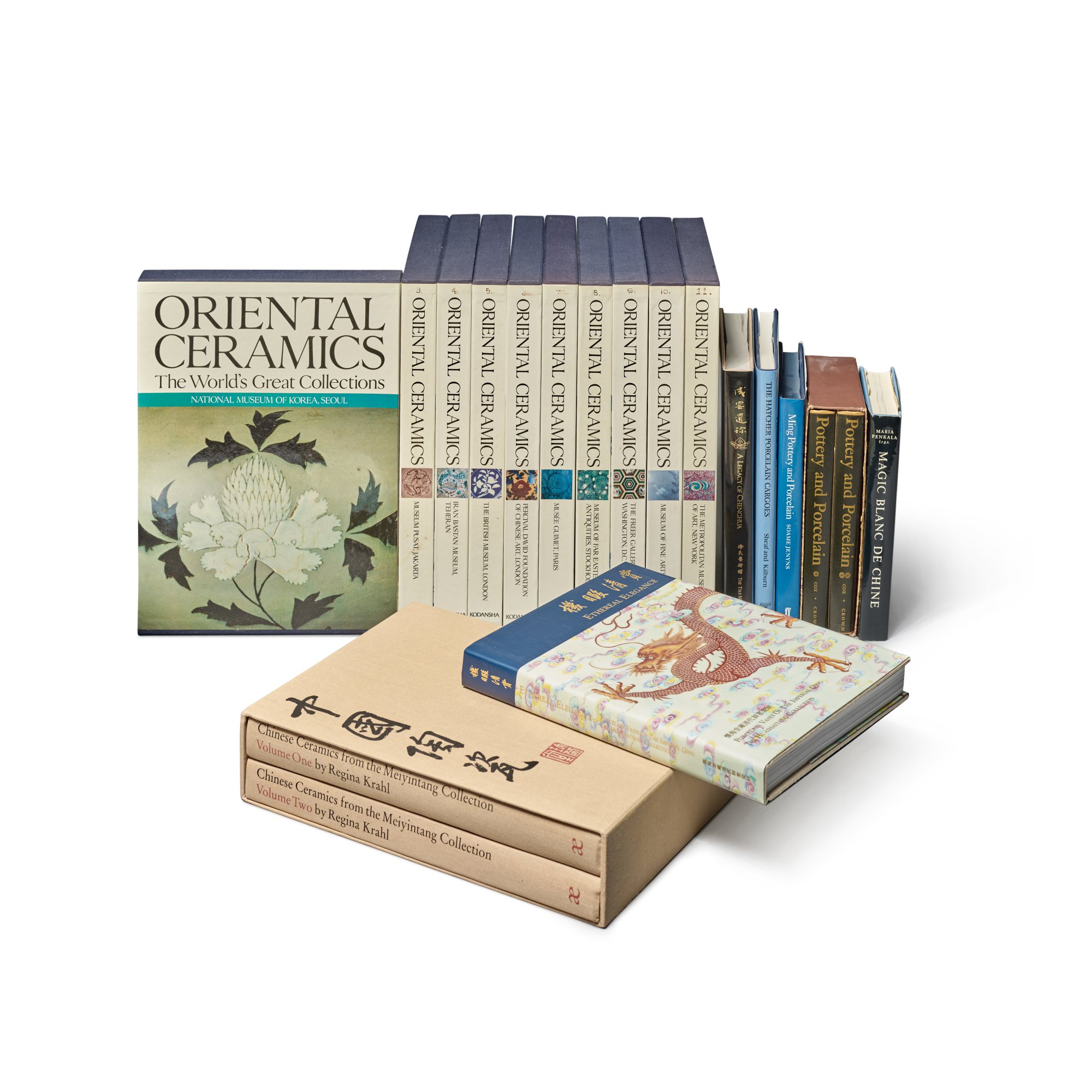 A group of nineteen reference books on Chinese ceramics | 中國陶瓷參考書籍一組十九本 ...