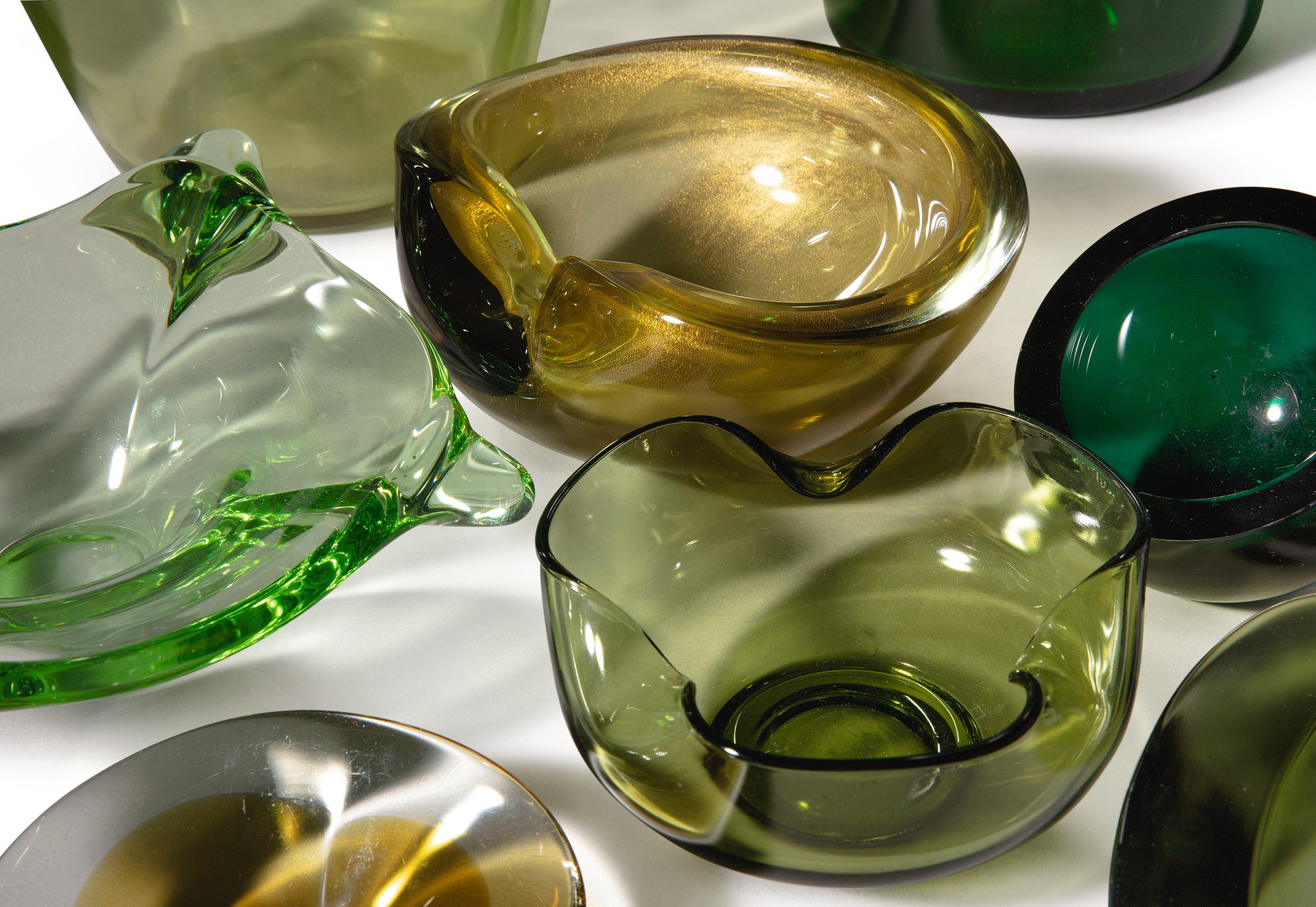 ARTIST UNKNOWN | GROUP OF ELEVEN GREEN GLASS OBJECTS | Marc Jacobs: A ...