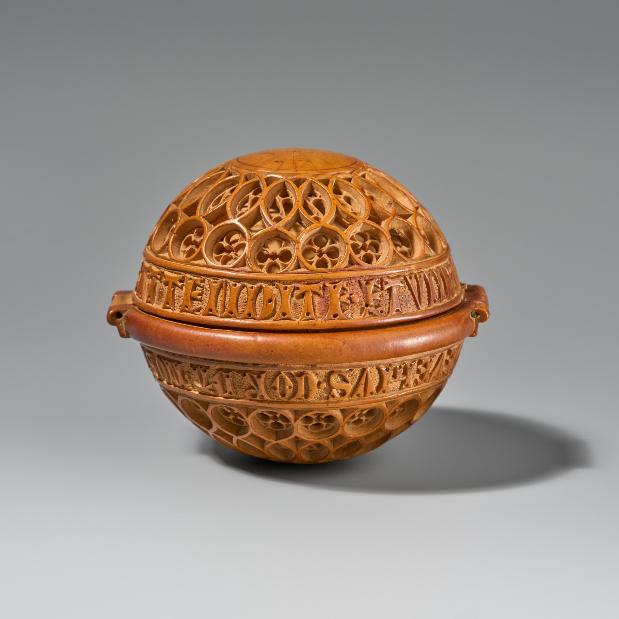 Polyptych Prayer Nut with the Crucifixion and Christ before Pilate ...