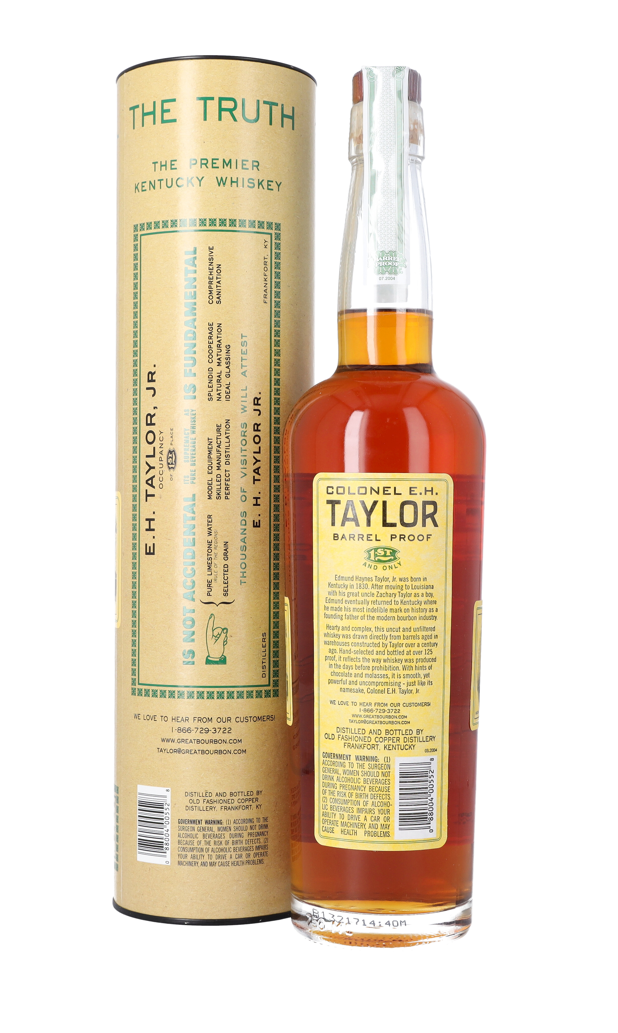 E.H. Taylor Barrel Proof 135.4 proof NV (1 BT75) | Bourbon & Rye ...