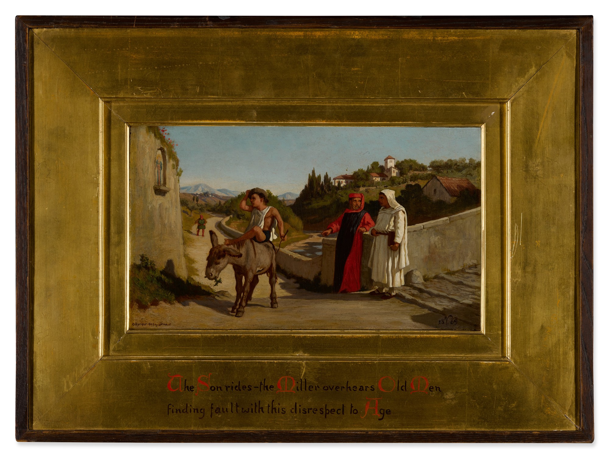 The Fable of the Miller, His Son and the Donkey: a Set of Nine ...