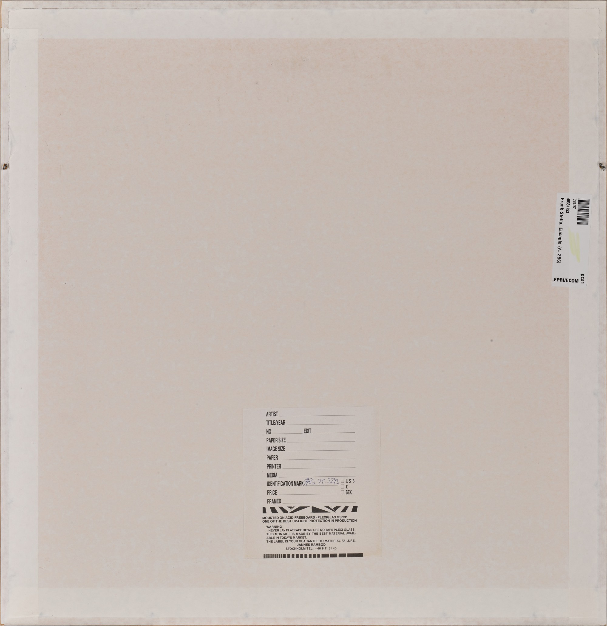 Eusapia (A. 256) | Prints & Multiples | 2022 | Sotheby's