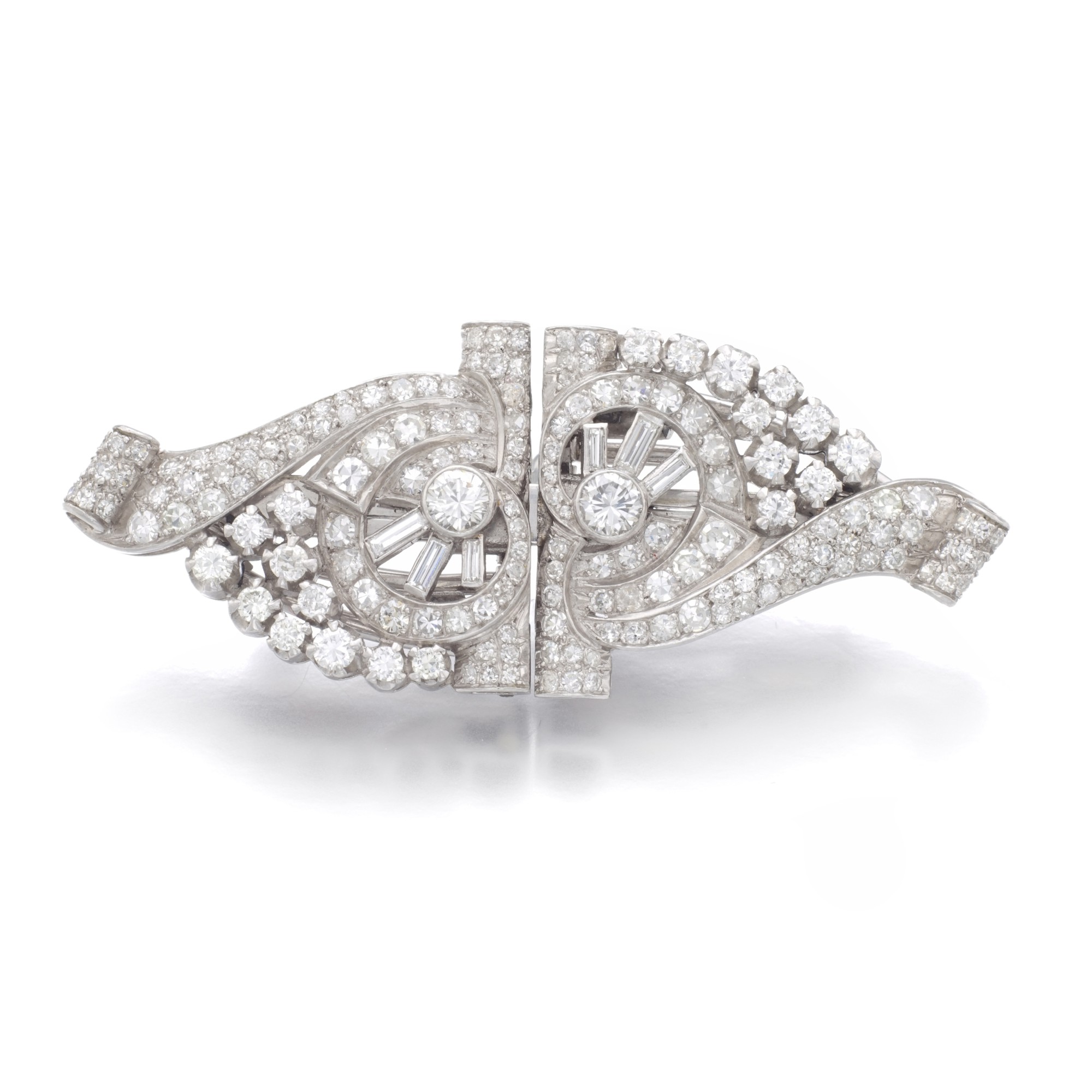 DIAMOND DOUBLE-CLIP BROOCH | The Weekly Edit: Fine Jewels | Geneva ...