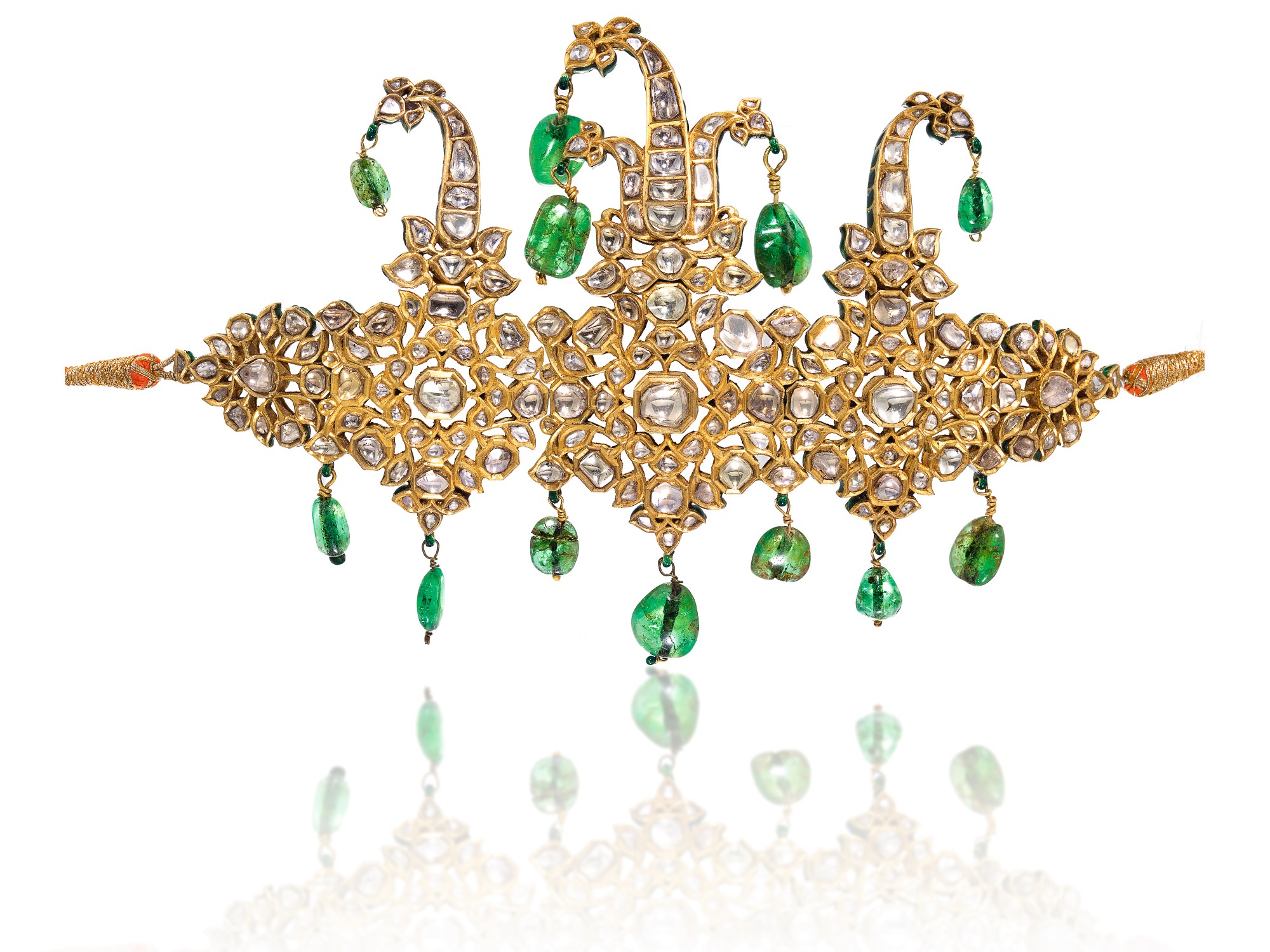 A GEM-SET GOLD AND ENAMELLED SARPECH, INDIA, BENARES, CIRCA 1850 | Arts ...