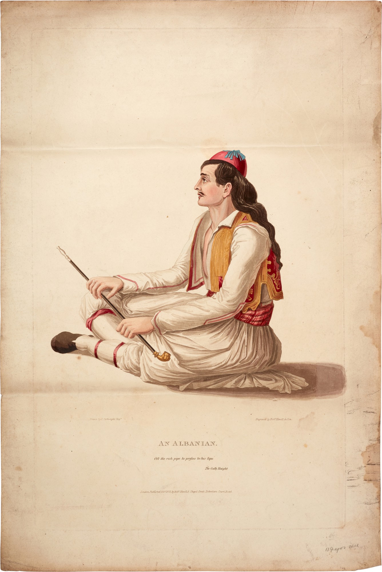 CARTWRIGHT | Selections of the Costume of Albania and Greece, 1822 ...