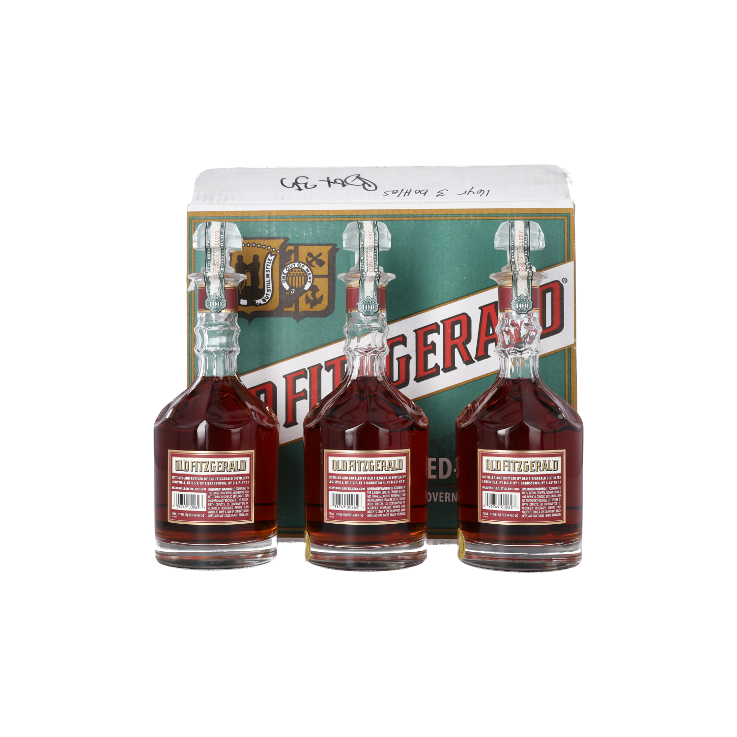 Old Fitzgerald 16 Year Old Bottled In Bond 100 proof NV (3 BT75 ...
