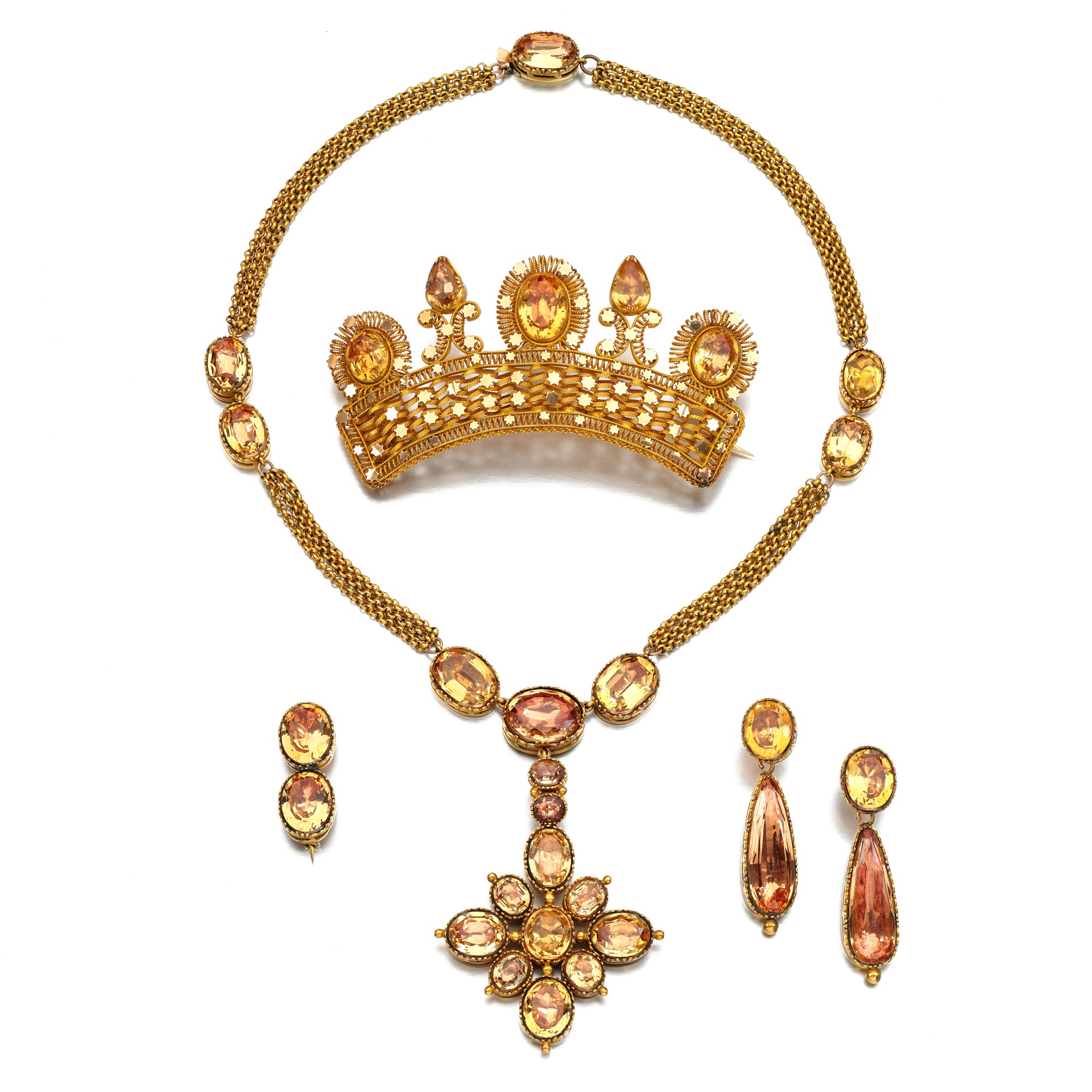 Topaz parure, 1830s | Fine Jewels | 2021 | Sotheby's