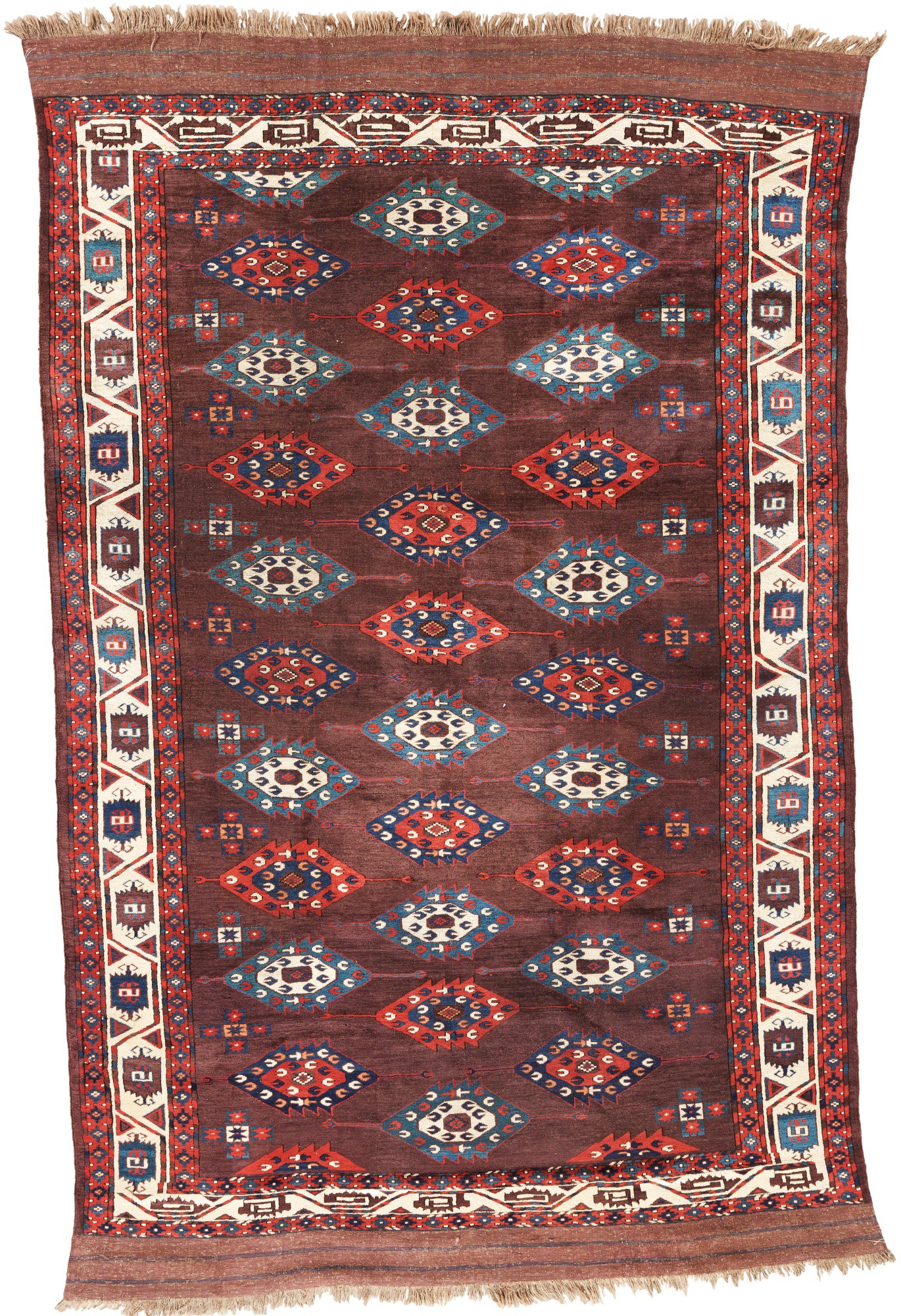 A 'C-GUL' MAIN CARPET, YOMUT CONFEDERATION, WEST TURKESTAN | Arts of ...