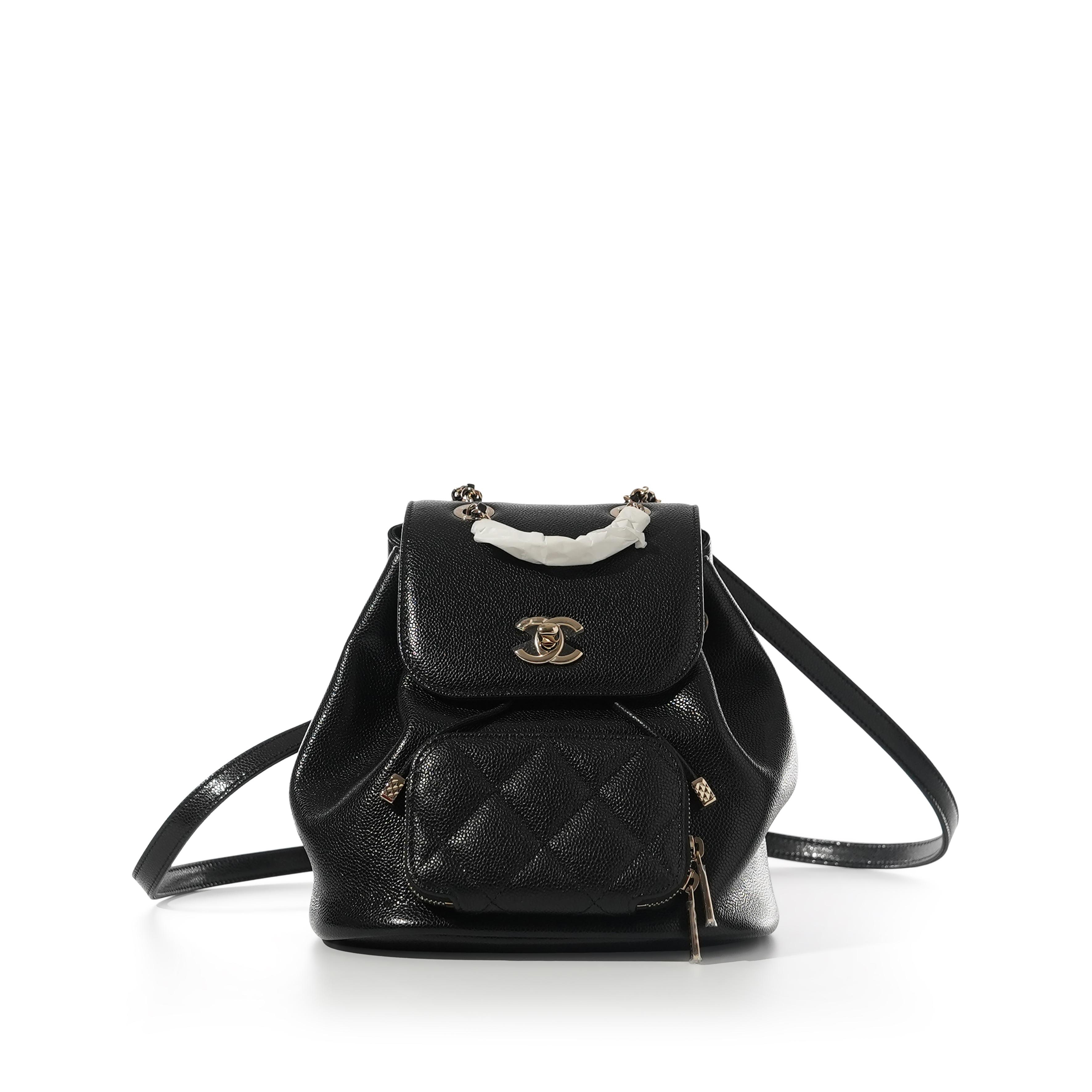 Chanel Black Caviar Business Affinity Mini Backpack Gold Hardware, 2021 ...