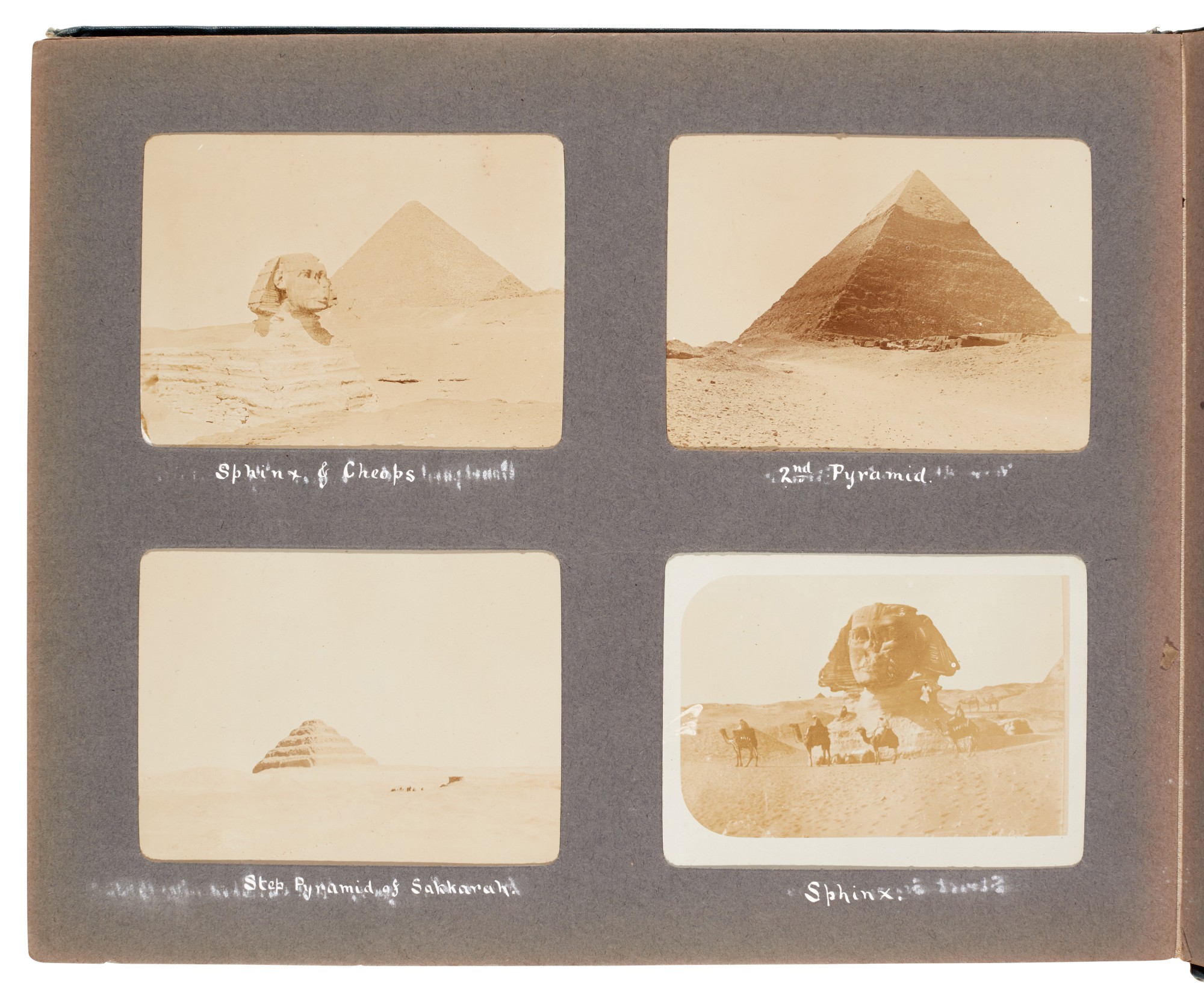 Egypt | Album of 144 photographs of scenes in and around Cairo, 1907-8 ...