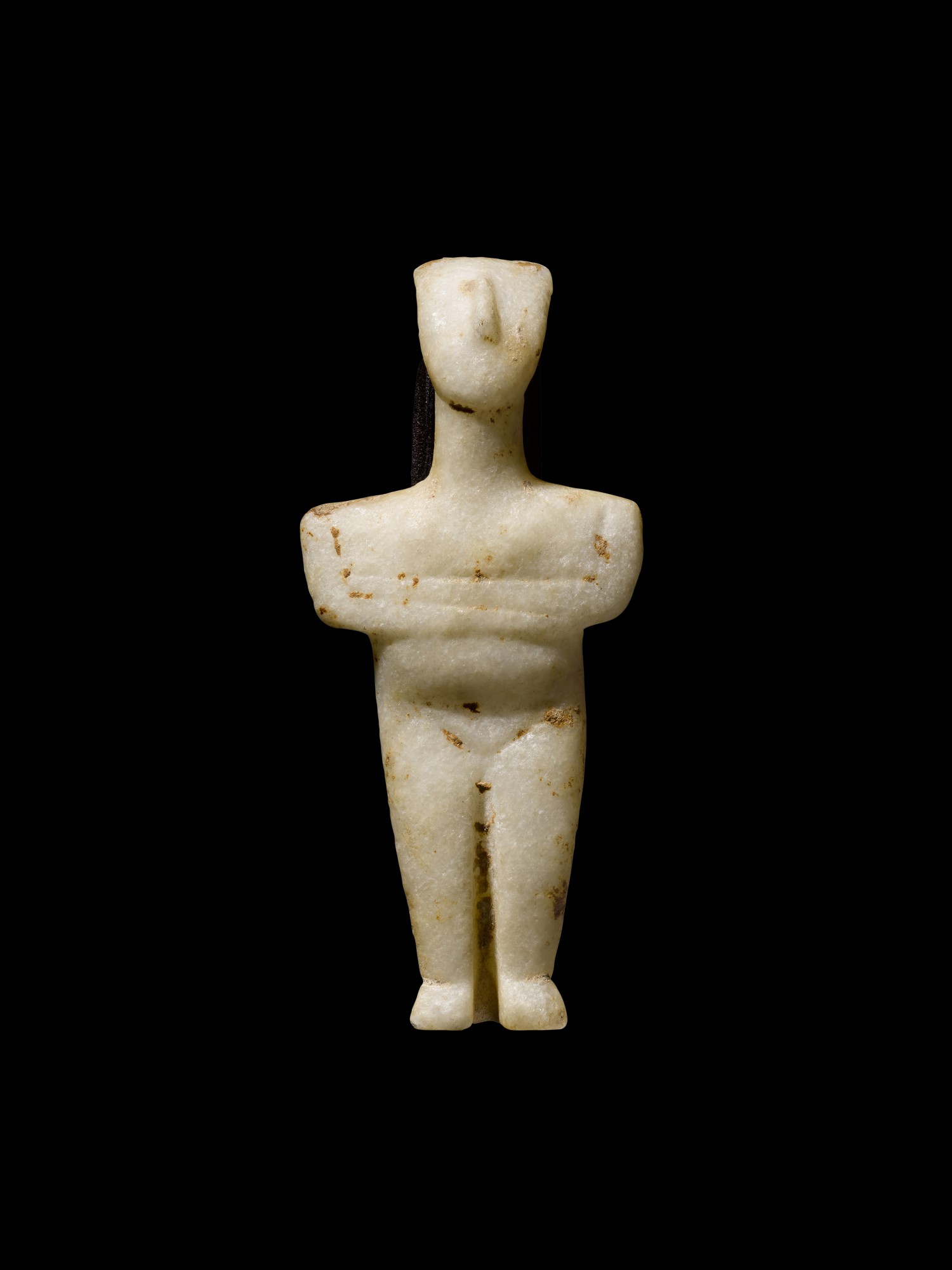 A Cycladic Marble Figure of a Goddess, Early Bronze Age II, circa 2600 ...