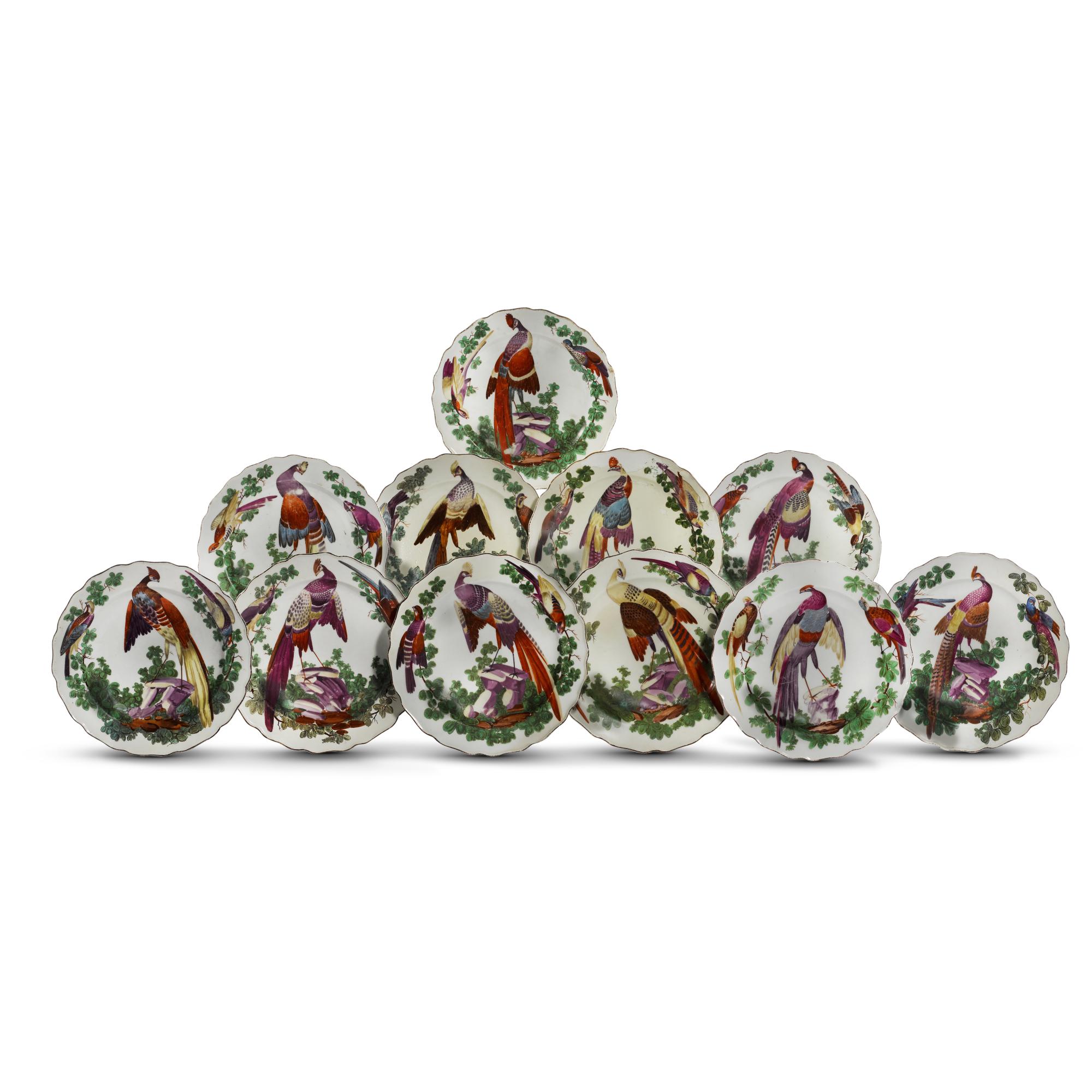 Eleven Chelsea plates, circa 1762-5 | STYLE London: Furniture, Clocks ...