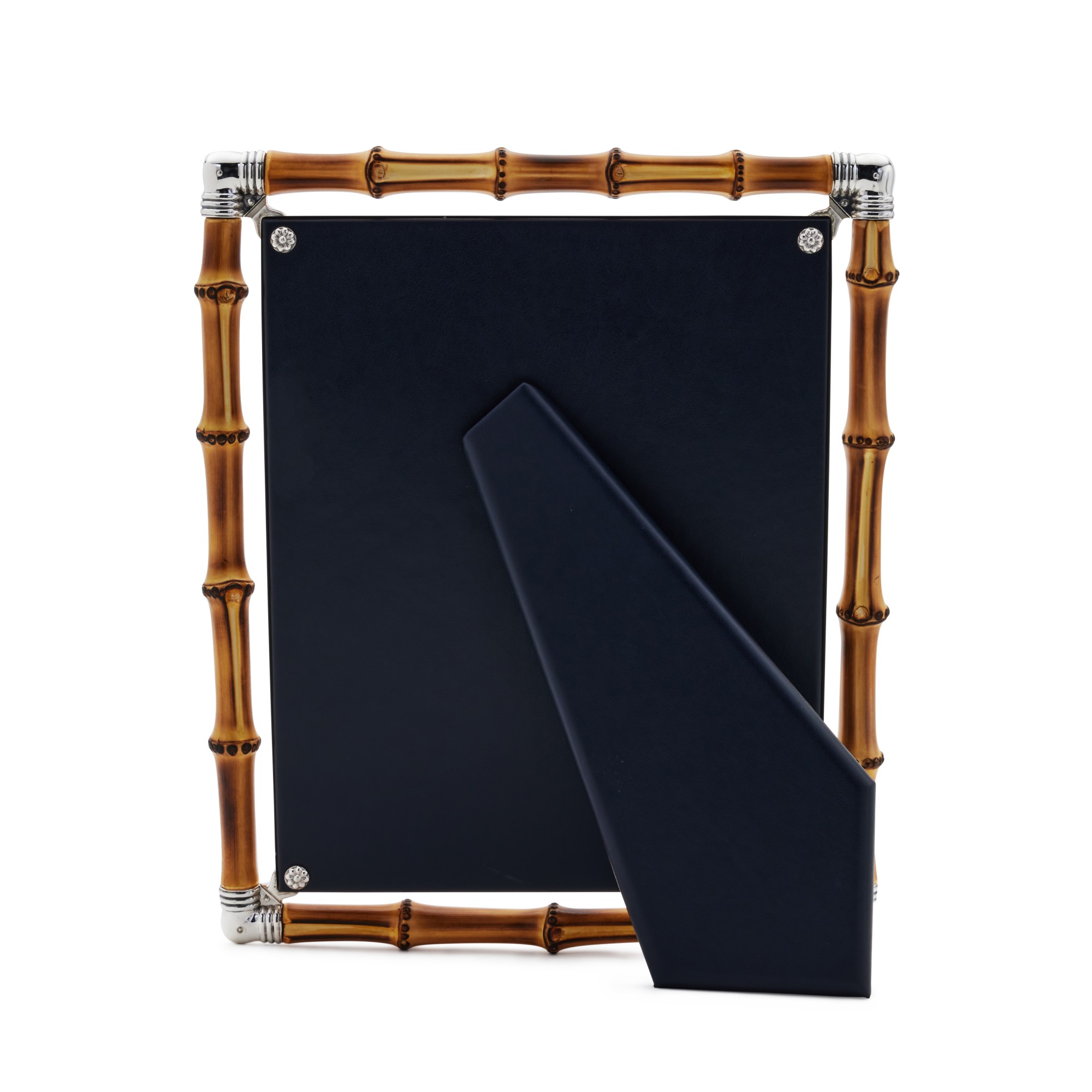 An Italian silver and bamboo Tahiti pattern picture frame, Buccellati ...