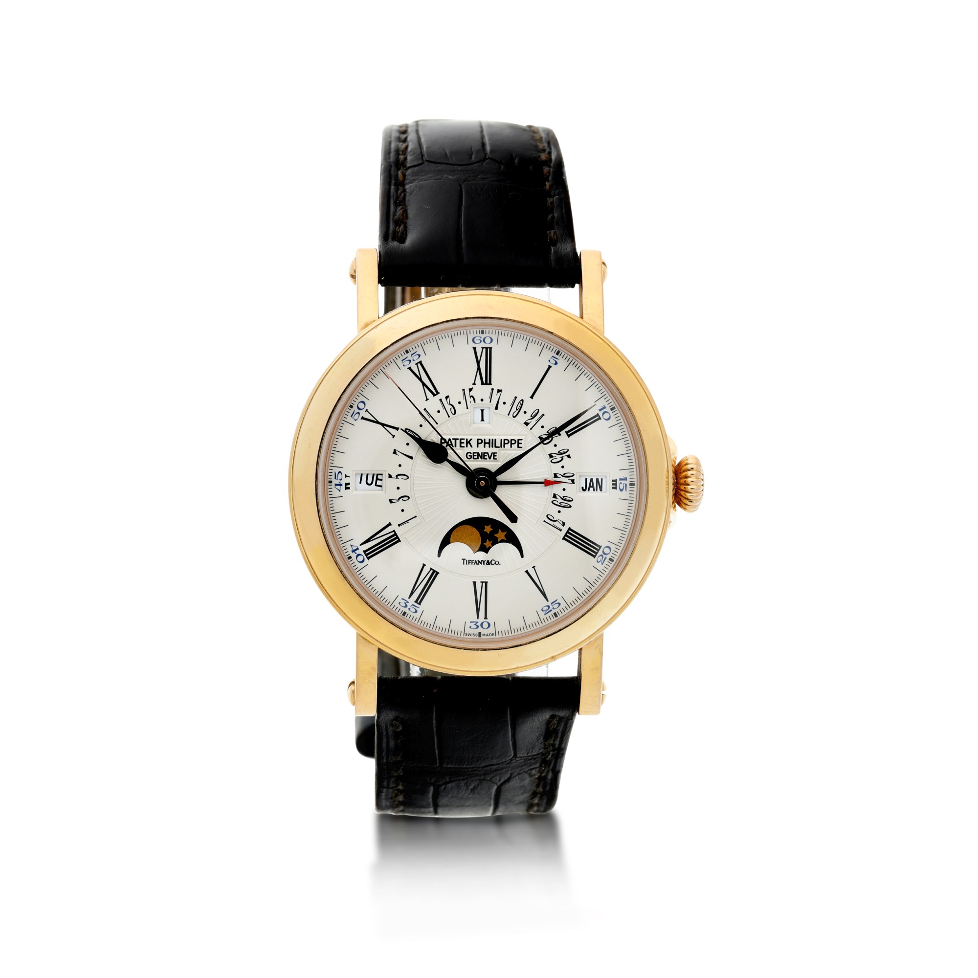REFERENCE 5159R-001 RETAILED BY TIFFANY & CO.: A PINK GOLD AUTOMATIC ...