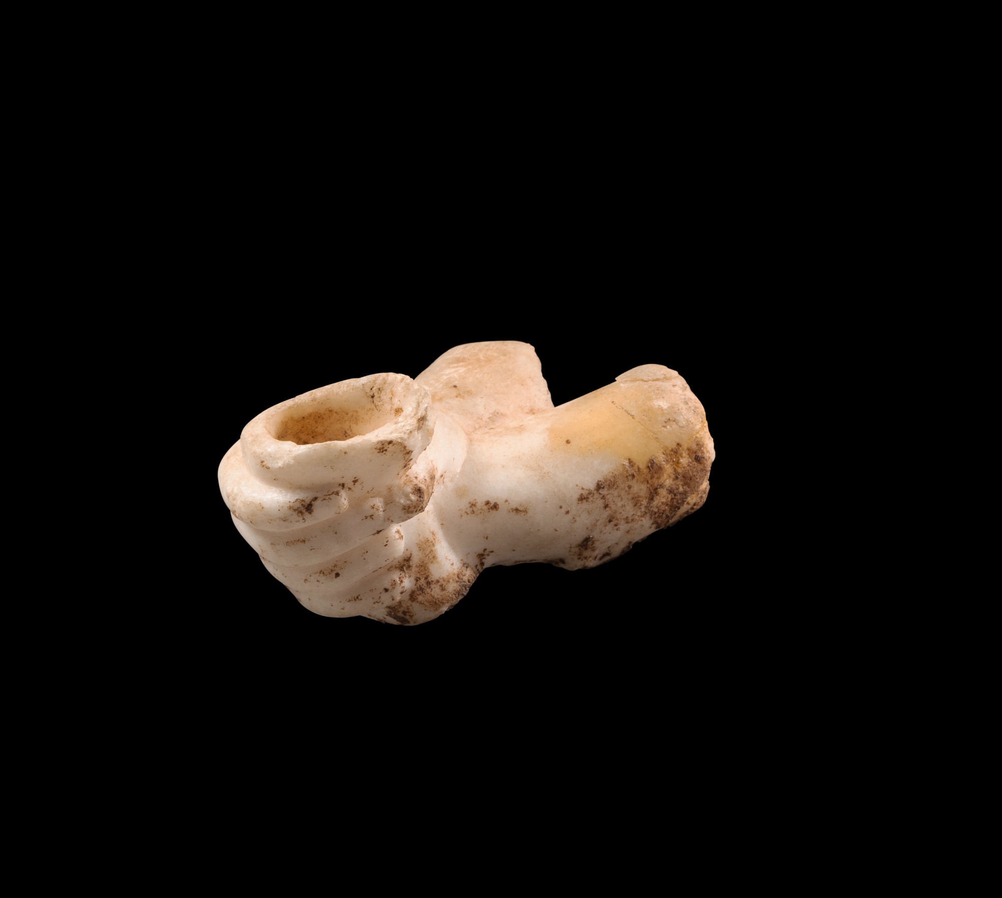 A Roman Marble Right Hand Pouring from a Wineskin, circa 2nd Century A ...