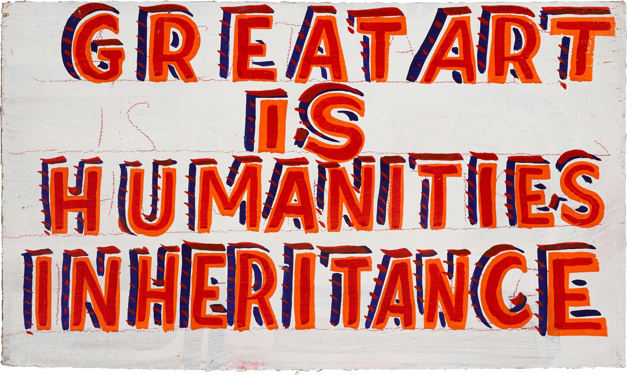 BOB AND ROBERTA SMITH | GREAT ART IS HUMANITIES INHERITANCE | Made in ...